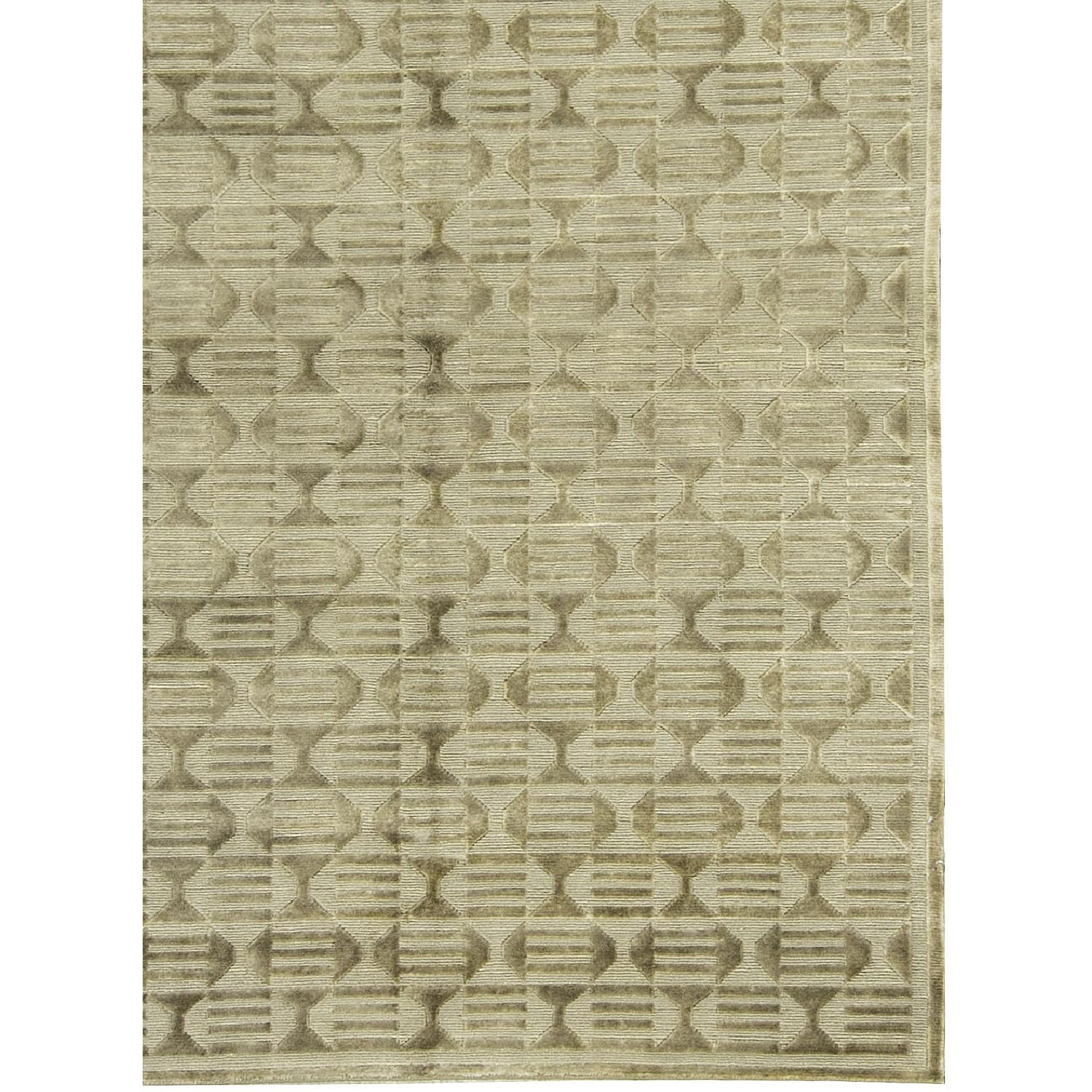 Himalayan Art Contemporary Hand Woven Area Rug - AptDeco