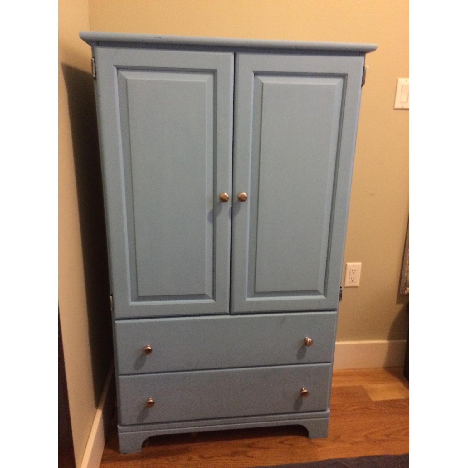 Baby Blue Wardrobe - AptDeco