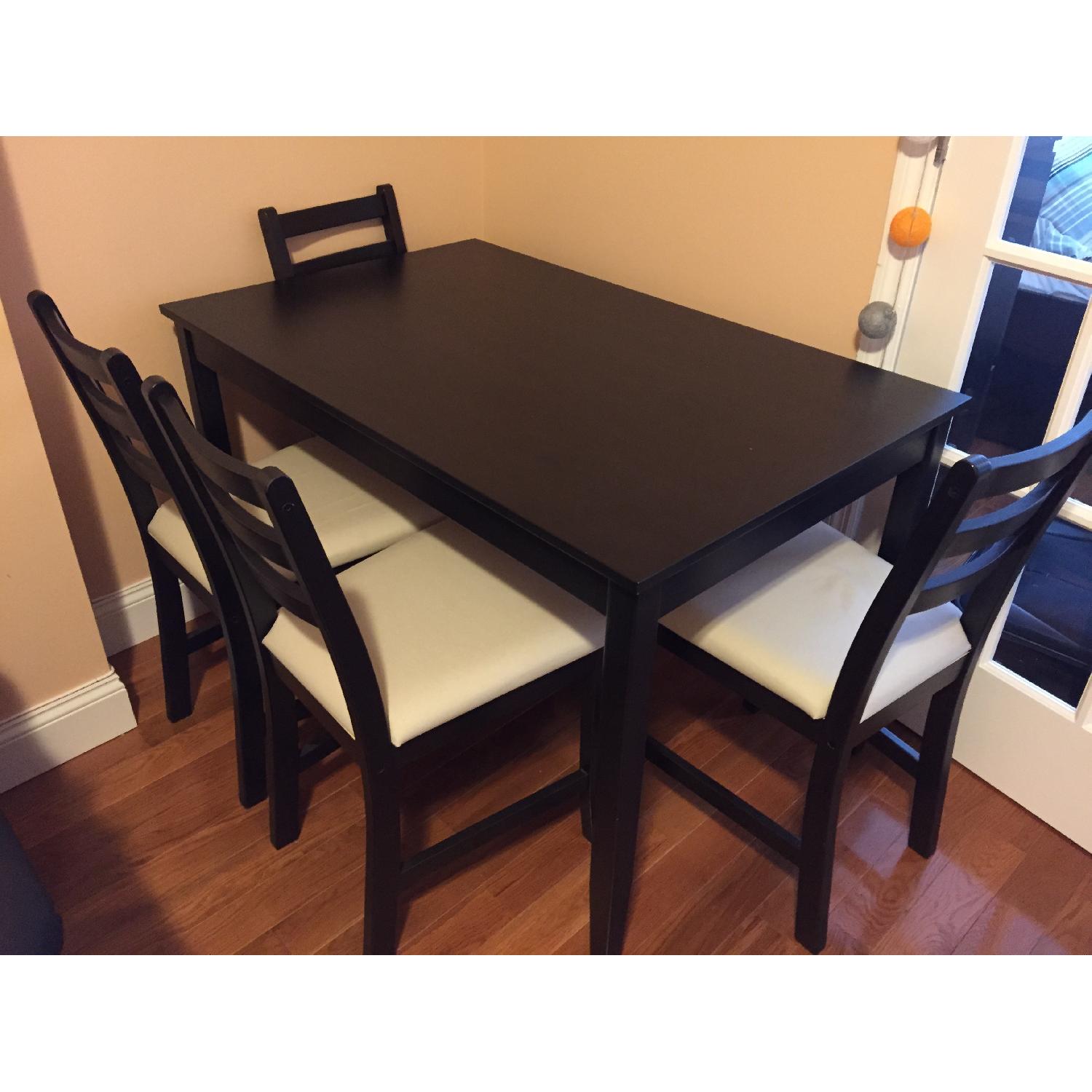 Ikea Dining Table w/ 4 Chairs - AptDeco