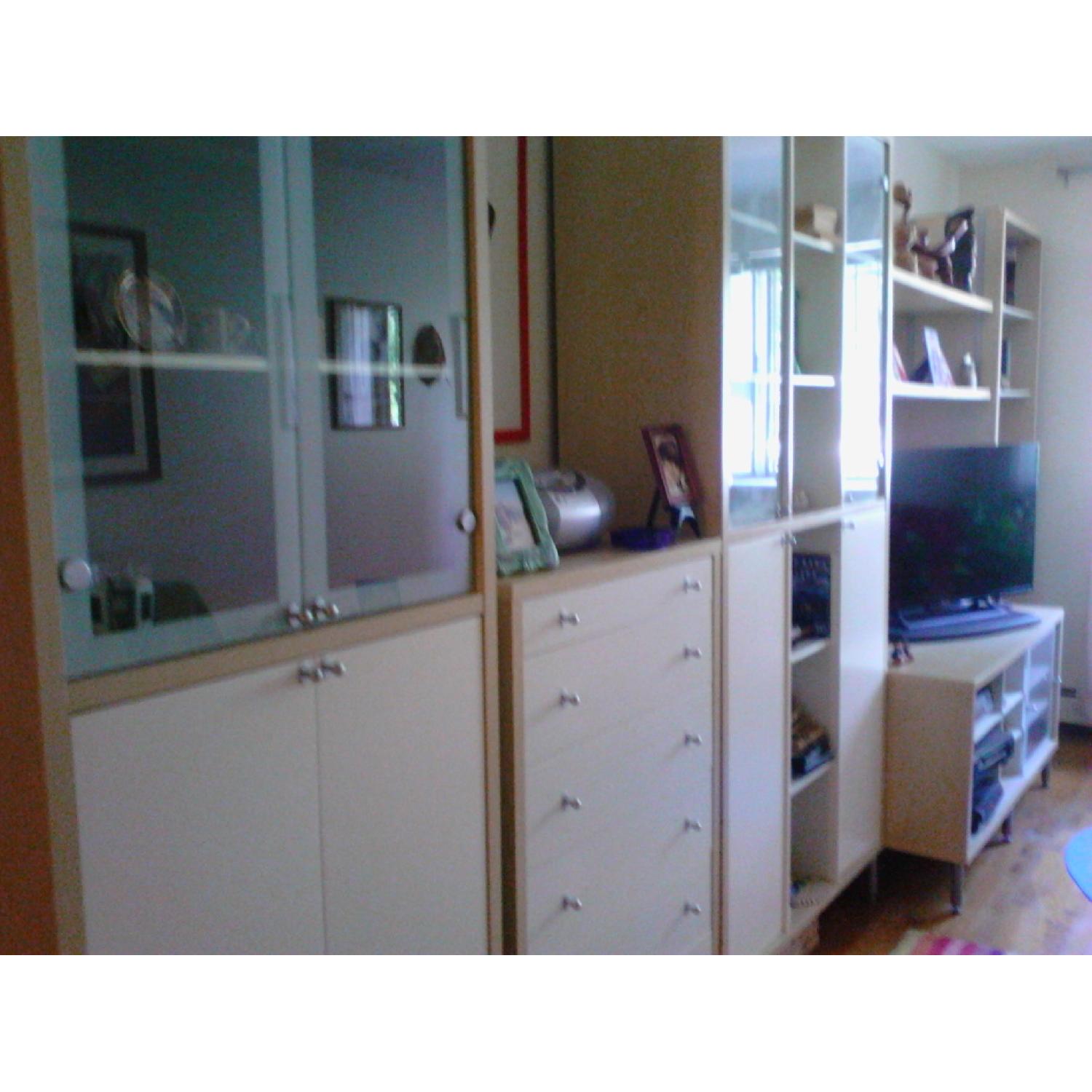 Ikea Besta 4 Piece Wall Storage Unit - AptDeco