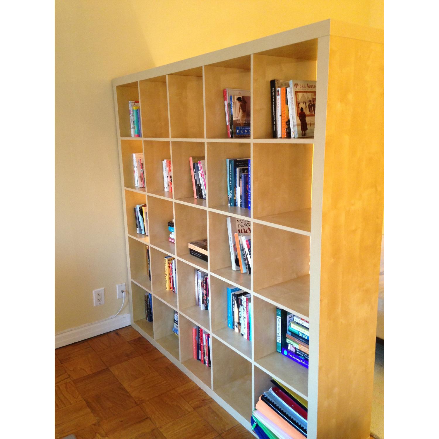 Ikea Kallax Light Wood Shelving Unit - AptDeco