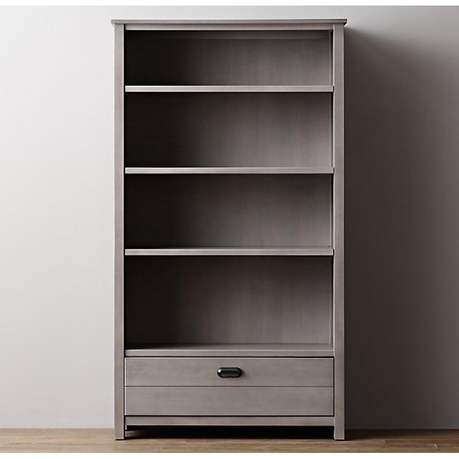 Restoration Hardware Tall Haven Bookcases - Pair - AptDeco