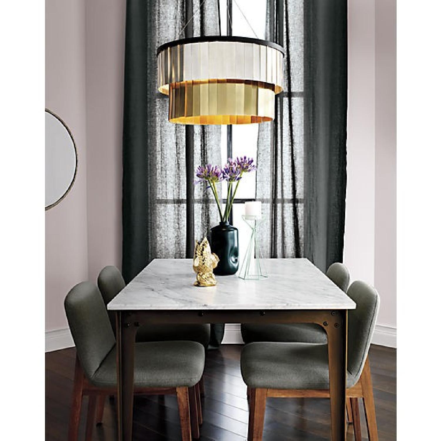 CB2 Paradigm Marble Dining Table - AptDeco