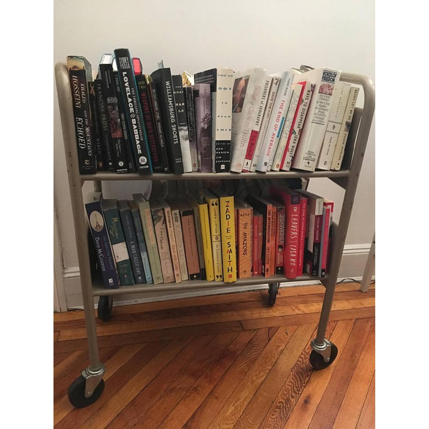 Gaylord Vintage Steel Library Book Cart - AptDeco