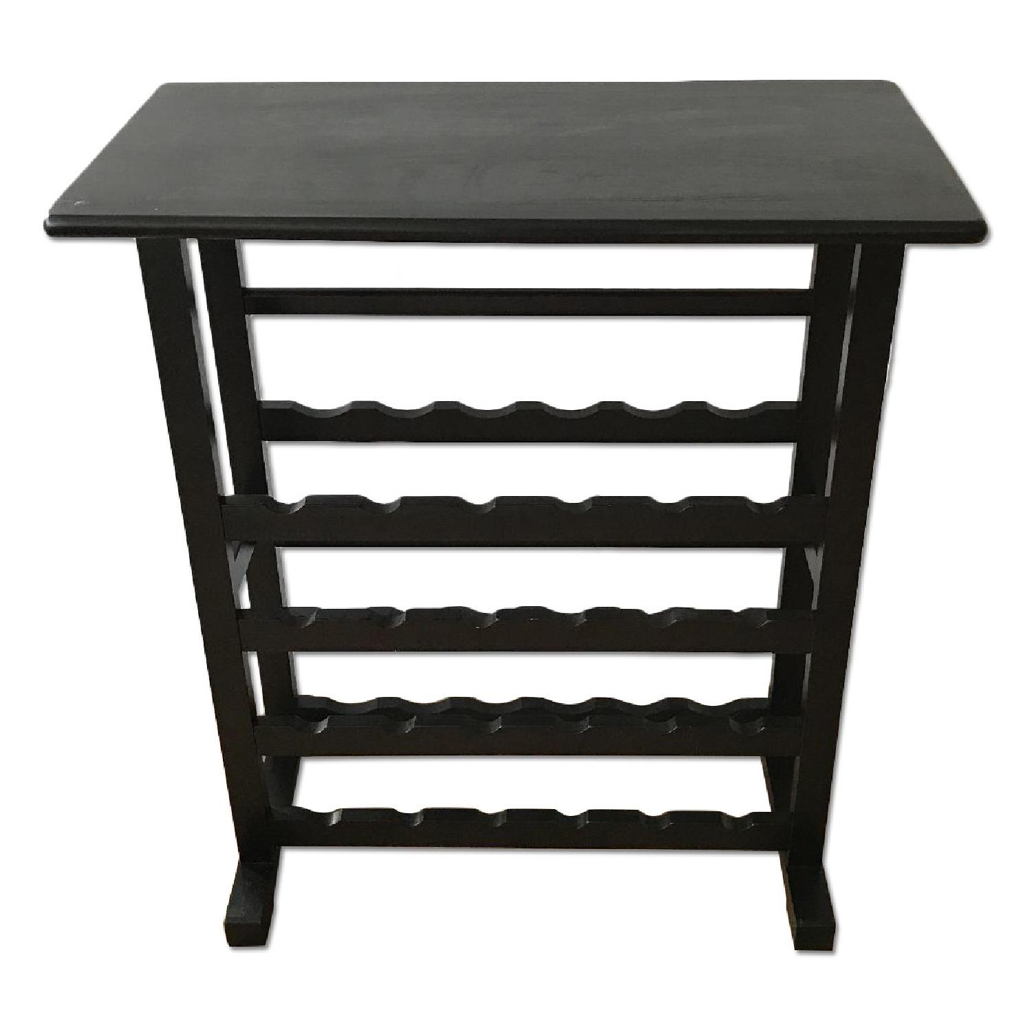 Wood 24 Bottles Wine Rack - AptDeco