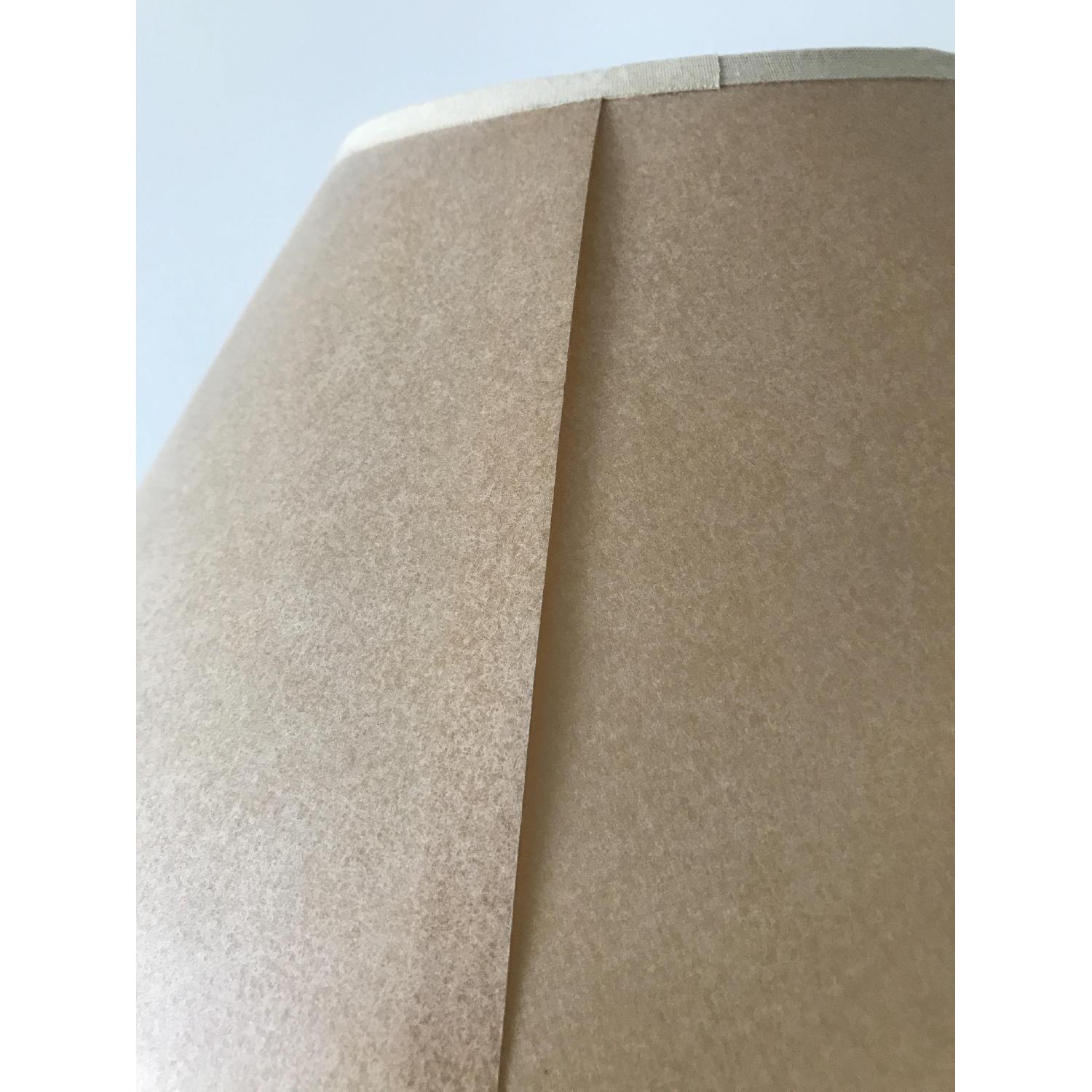 Large Parchment Lampshade in Coolie Shape - AptDeco