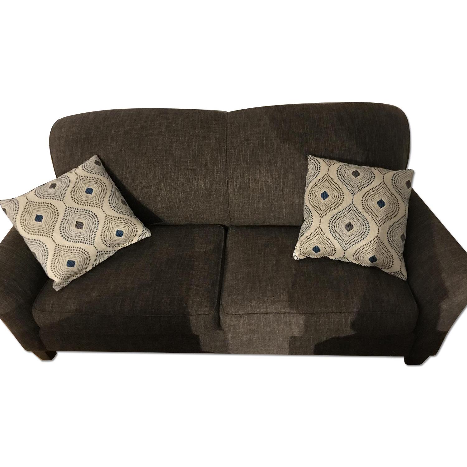 Rowe Furniture Chocolate Sofa - AptDeco
