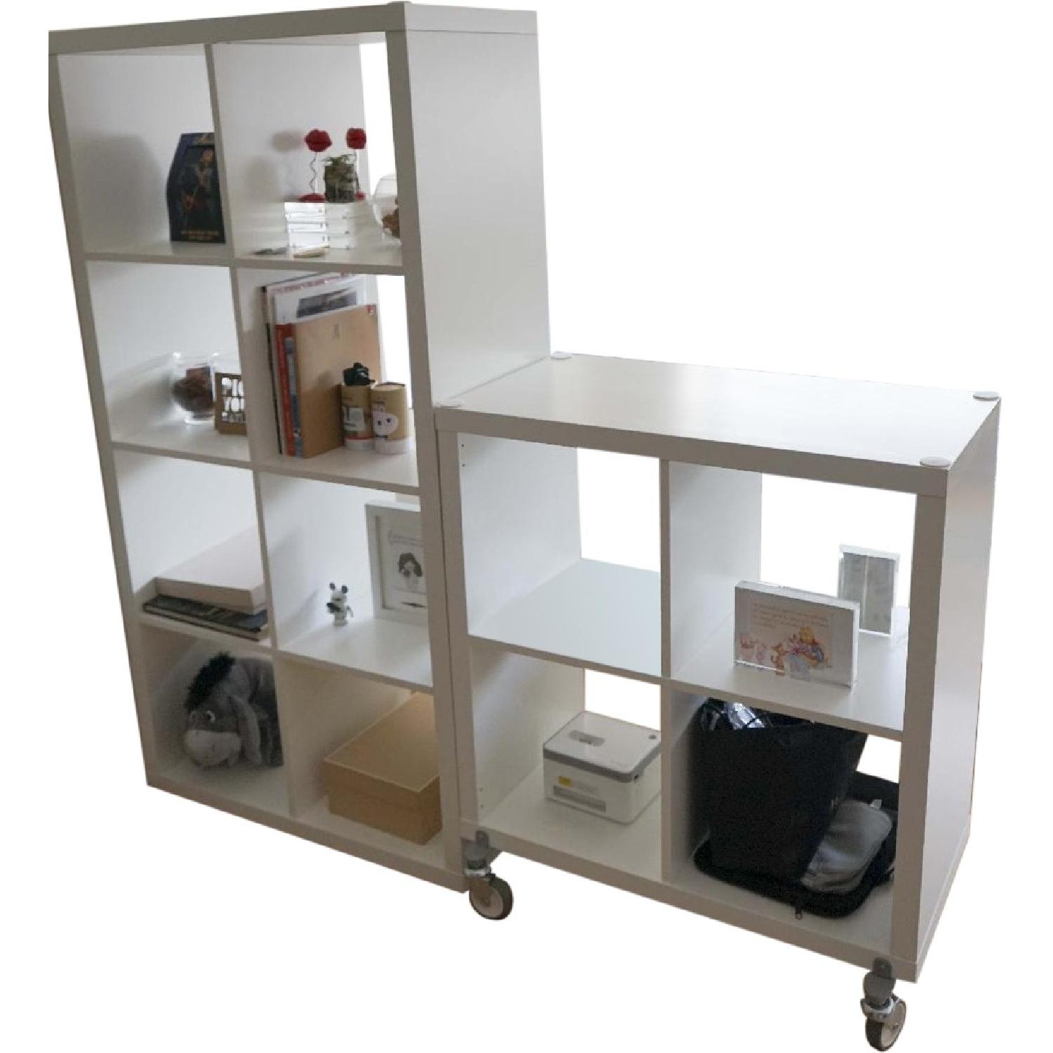 Ikea Kallax Shelving Unit - Pair - AptDeco