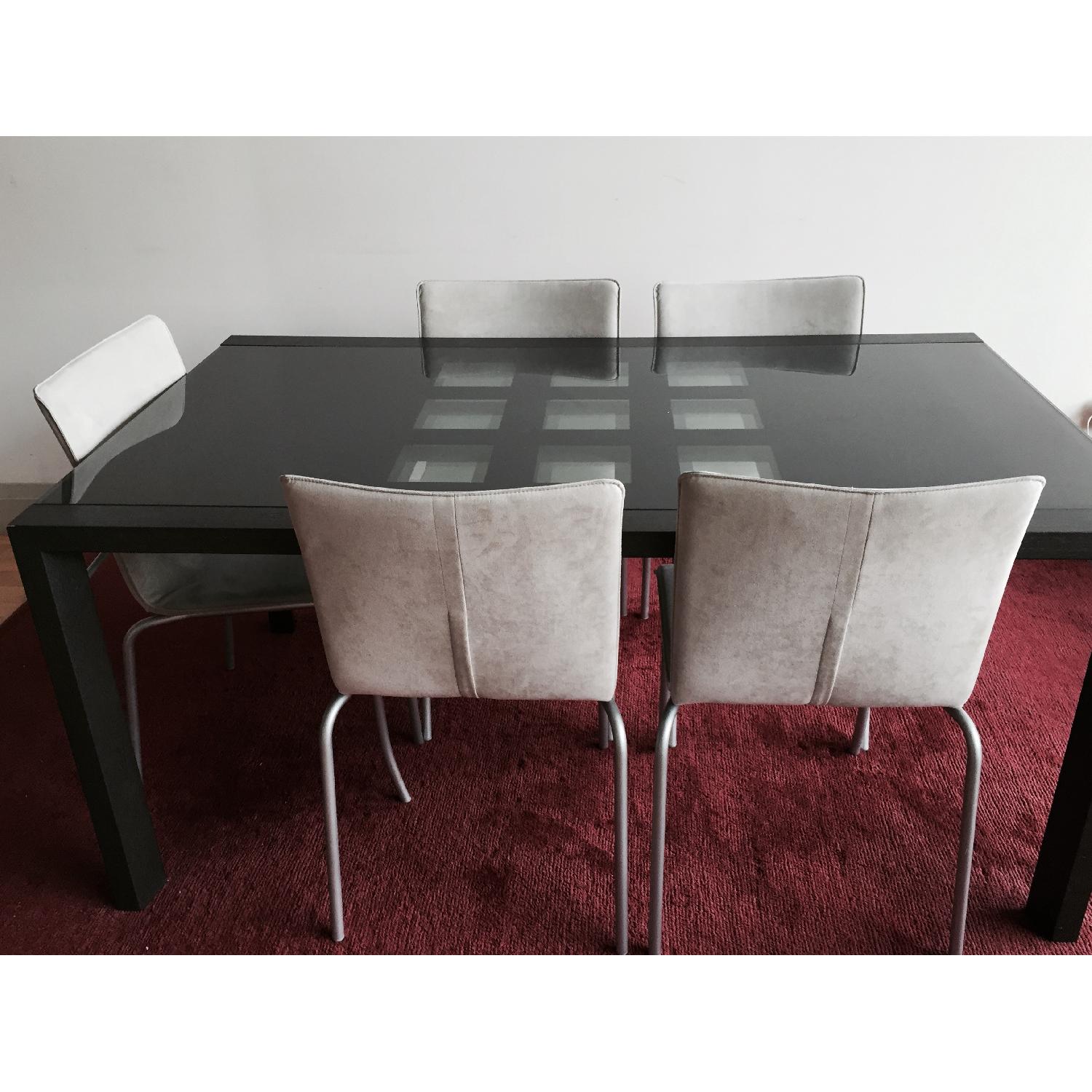 Ligne Roset Extensia Dining Table w/ 6 Chairs - AptDeco
