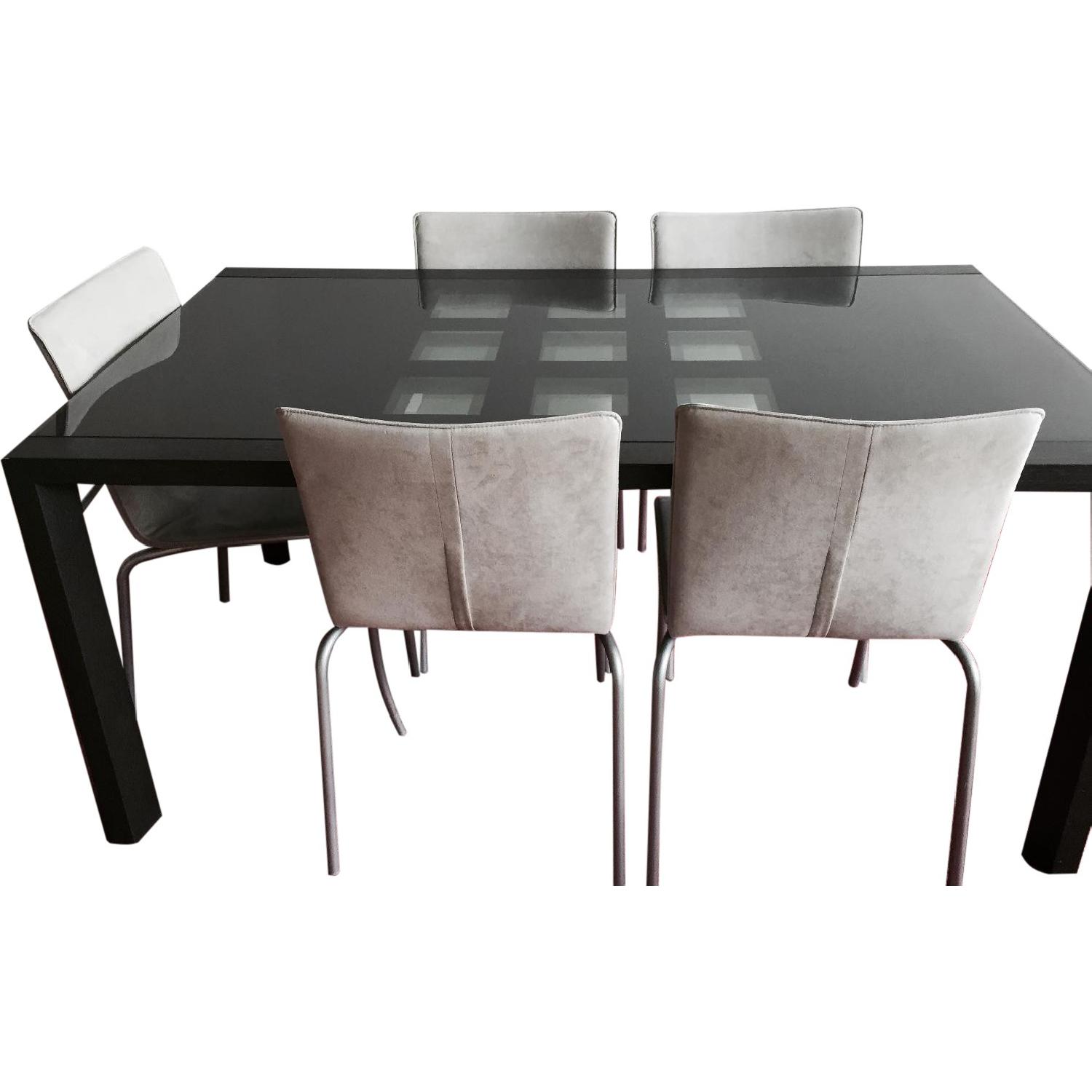 Ligne Roset Extensia Dining Table w/ 6 Chairs - AptDeco