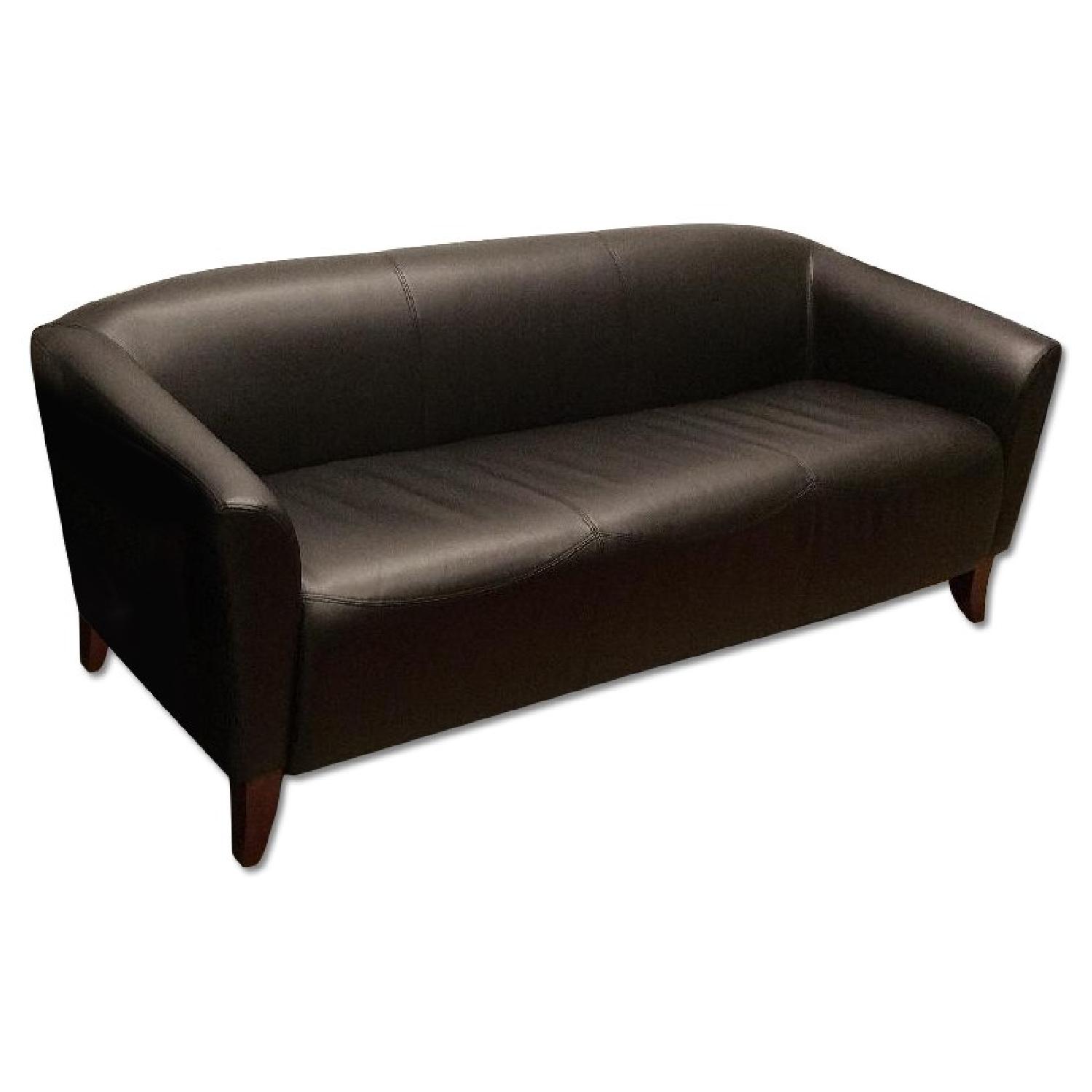 Leather Couch - AptDeco