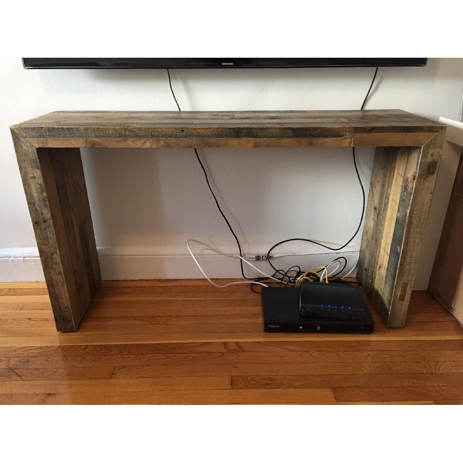 West Elm Reclaimed Wood Console - AptDeco