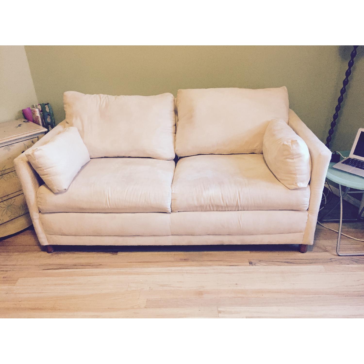 Jennifer Convertibles Microfiber Sleeper Sofa - AptDeco