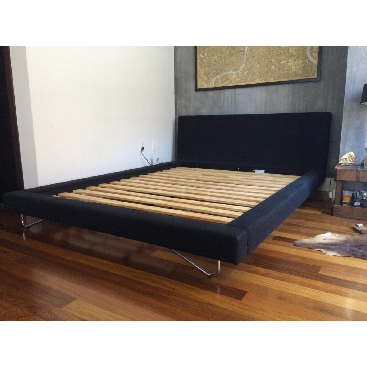 CB2 Spoke Platform Queen Size Bed - AptDeco