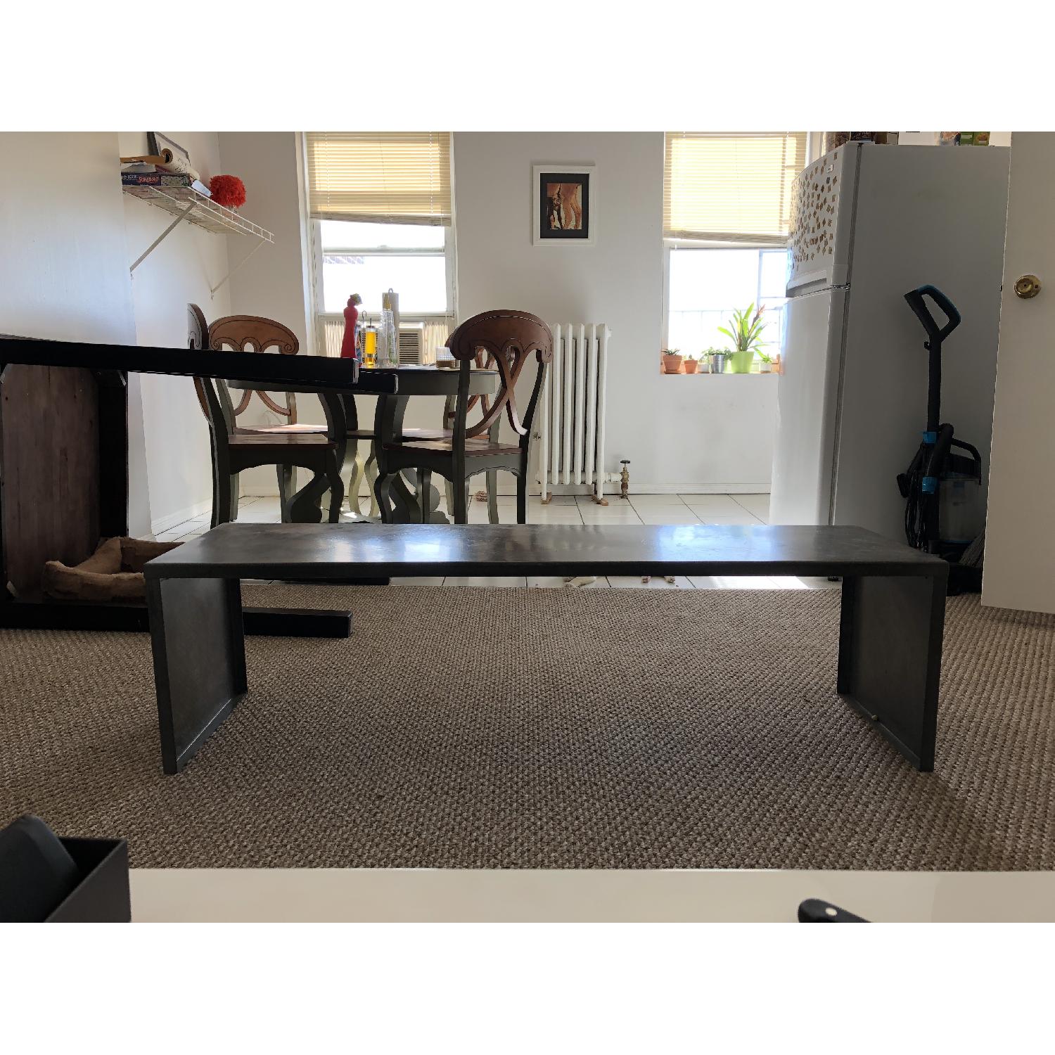CB2 Metal Coffee Table/Bench - AptDeco