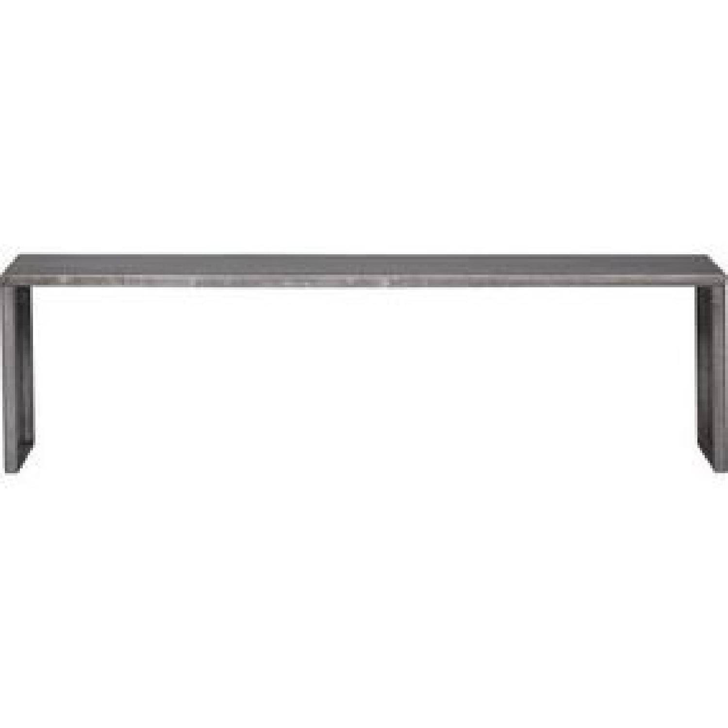 CB2 Metal Coffee Table/Bench - AptDeco