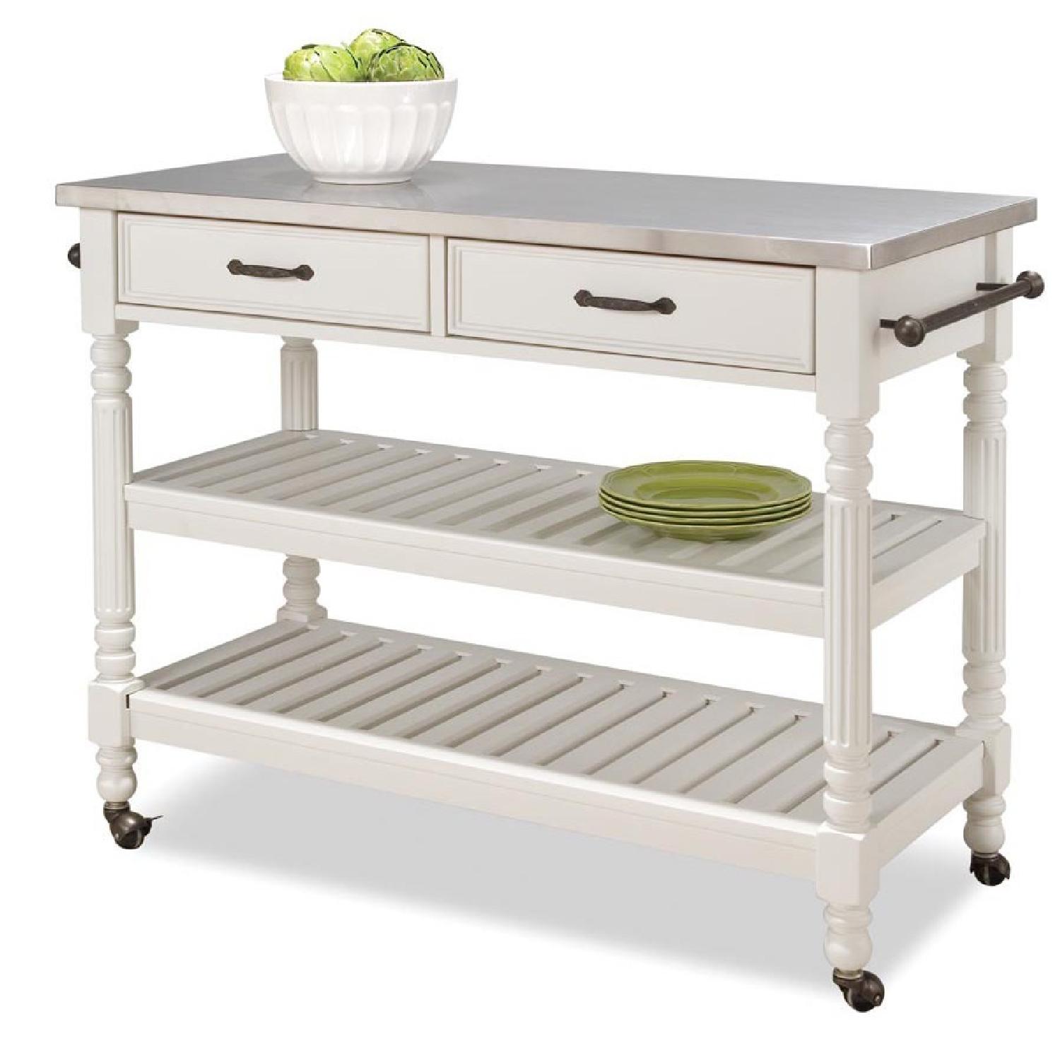 Home Styles Furniture Kitchen Counter Cart - AptDeco