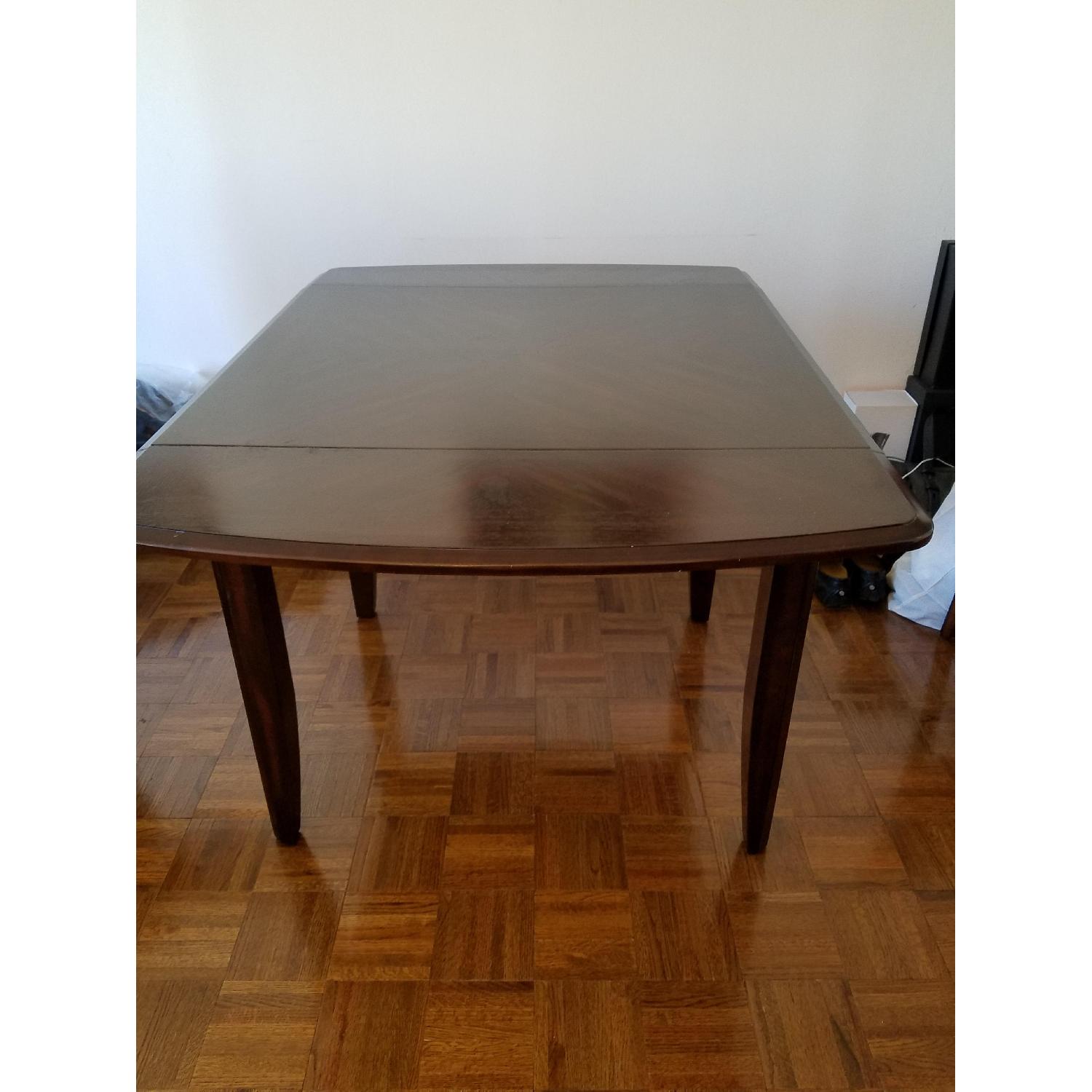 Raymour & Flanigan Chace Drop-Leaf Dining Table - AptDeco