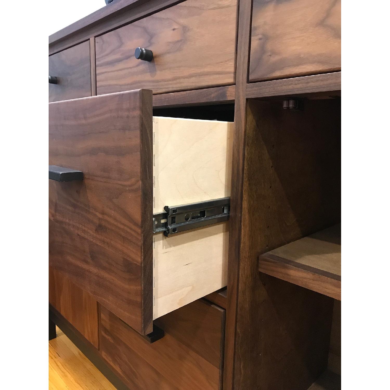 Room & Board Custom Linear Cabinet in Walnut - AptDeco