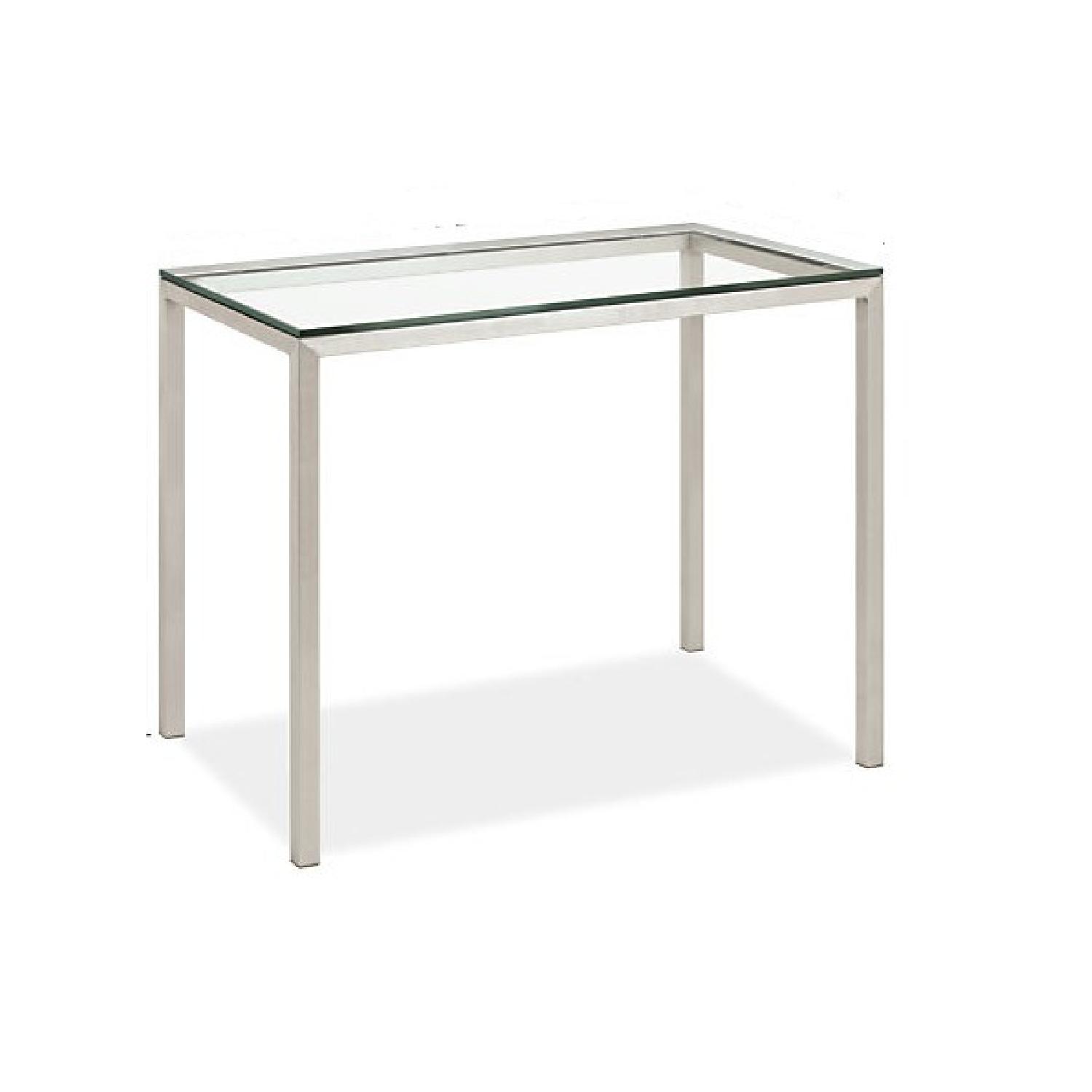 Room & Board Glass Top Portica Counter Height Table - AptDeco