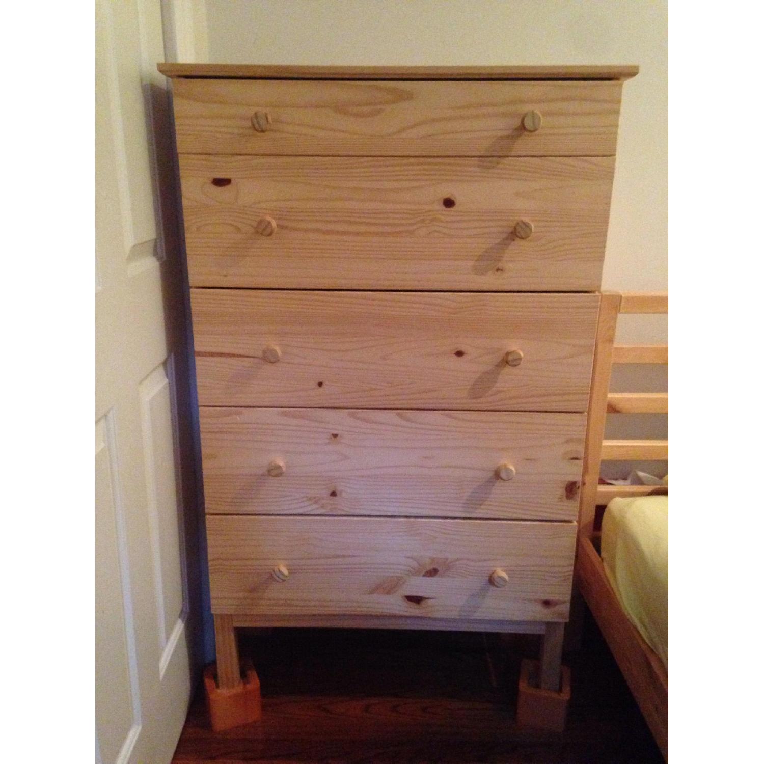Ikea Tarva Chest with 5 Drawers - AptDeco