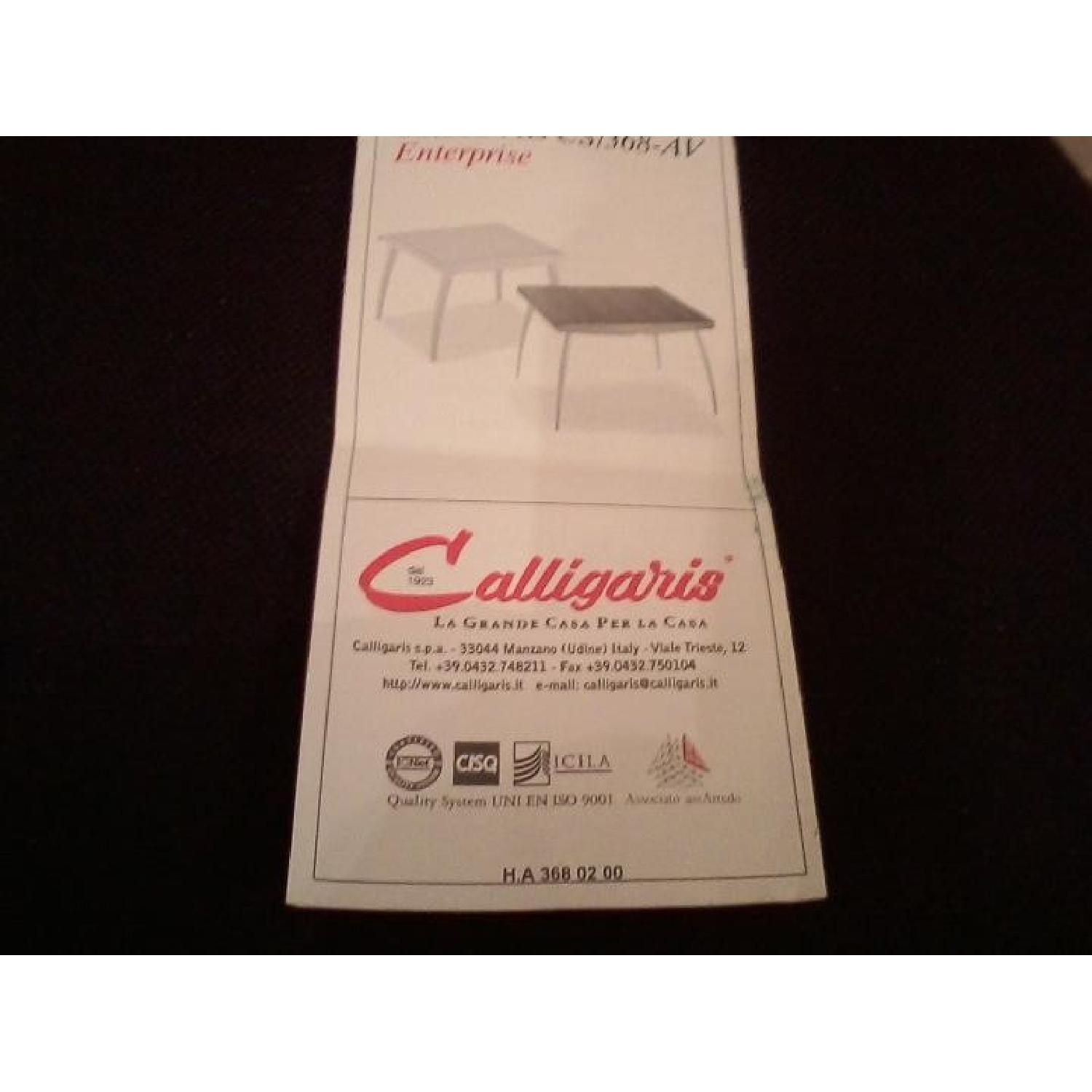 Calligaris Enterprise 5 Piece Dining Set in Cherry - AptDeco