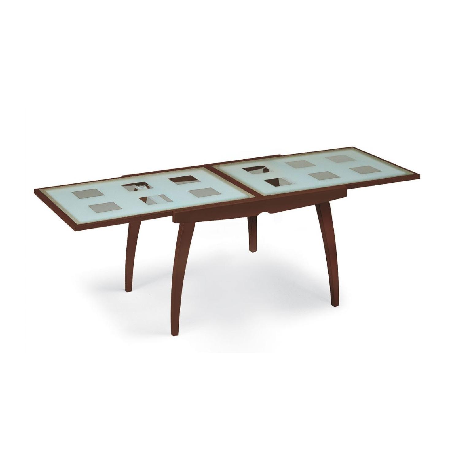 Calligaris Enterprise 5 Piece Dining Set in Cherry - AptDeco