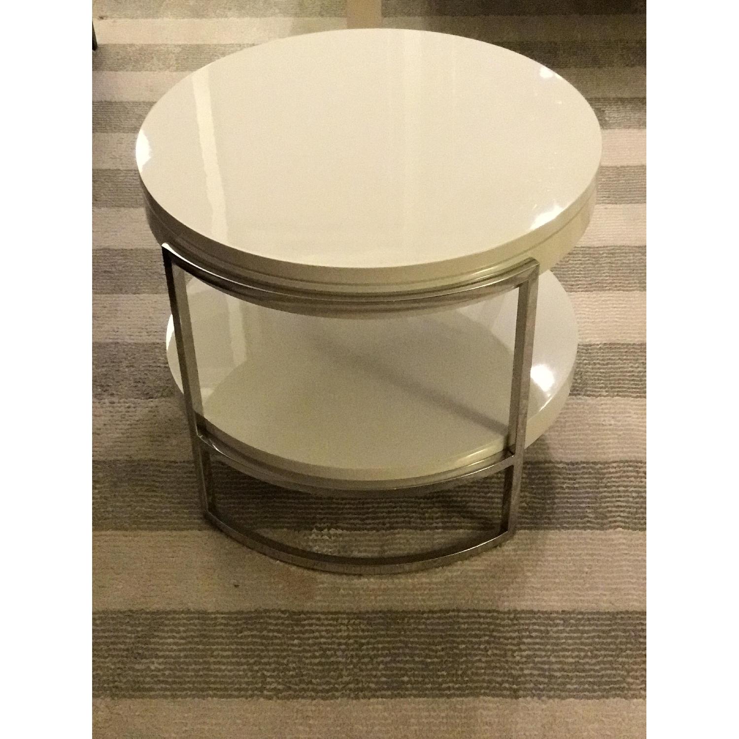 Mitchell Gold + Bob Williams Lawson Round Side Table - AptDeco