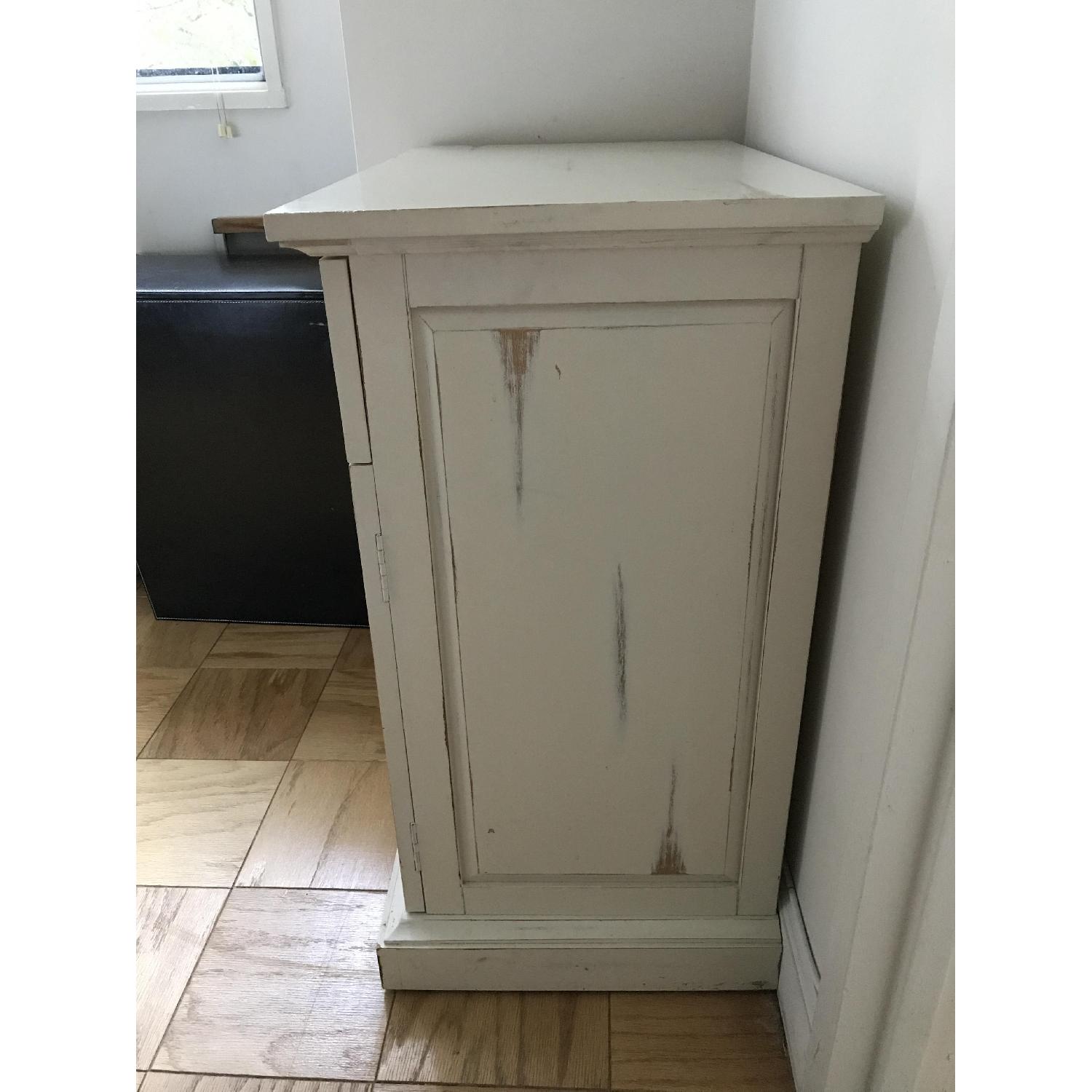 Pier 1 White Chest of Drawers - AptDeco