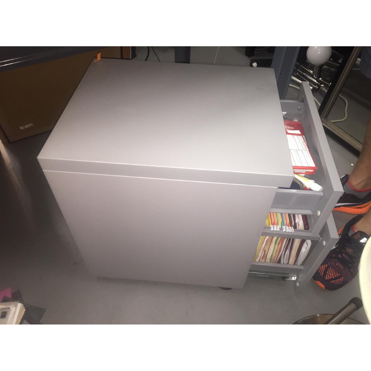 Ikea Rolling File Cabinets - Pair - AptDeco