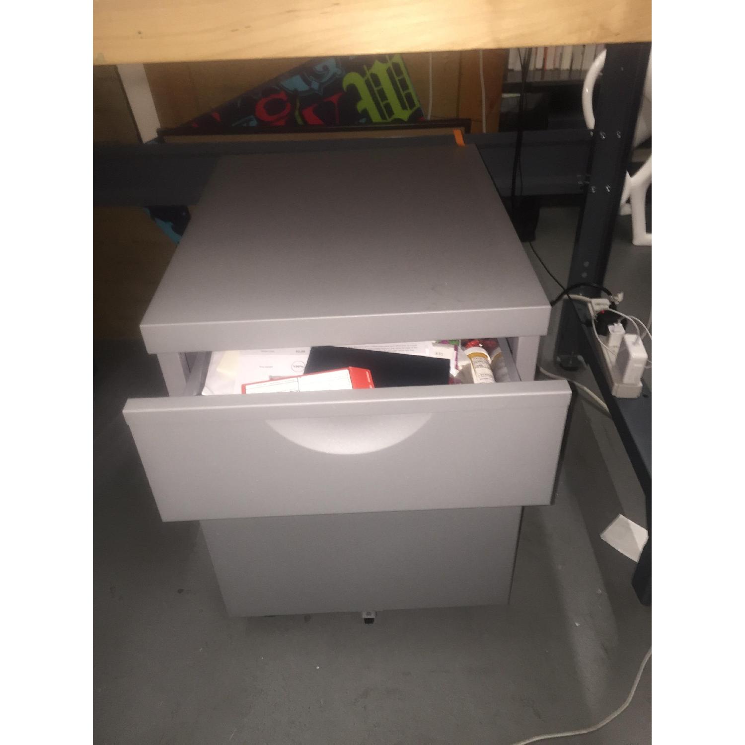 Ikea Rolling File Cabinets - Pair - AptDeco