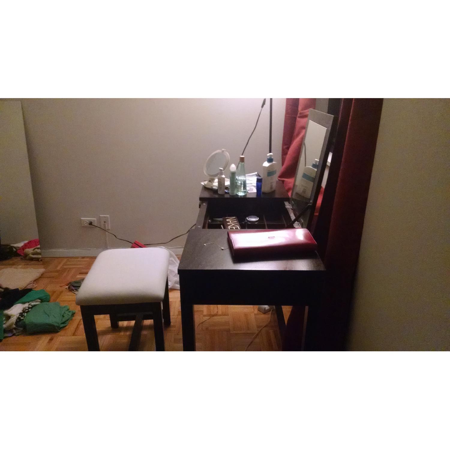 World Market Chase Vanity w/ Stool - AptDeco