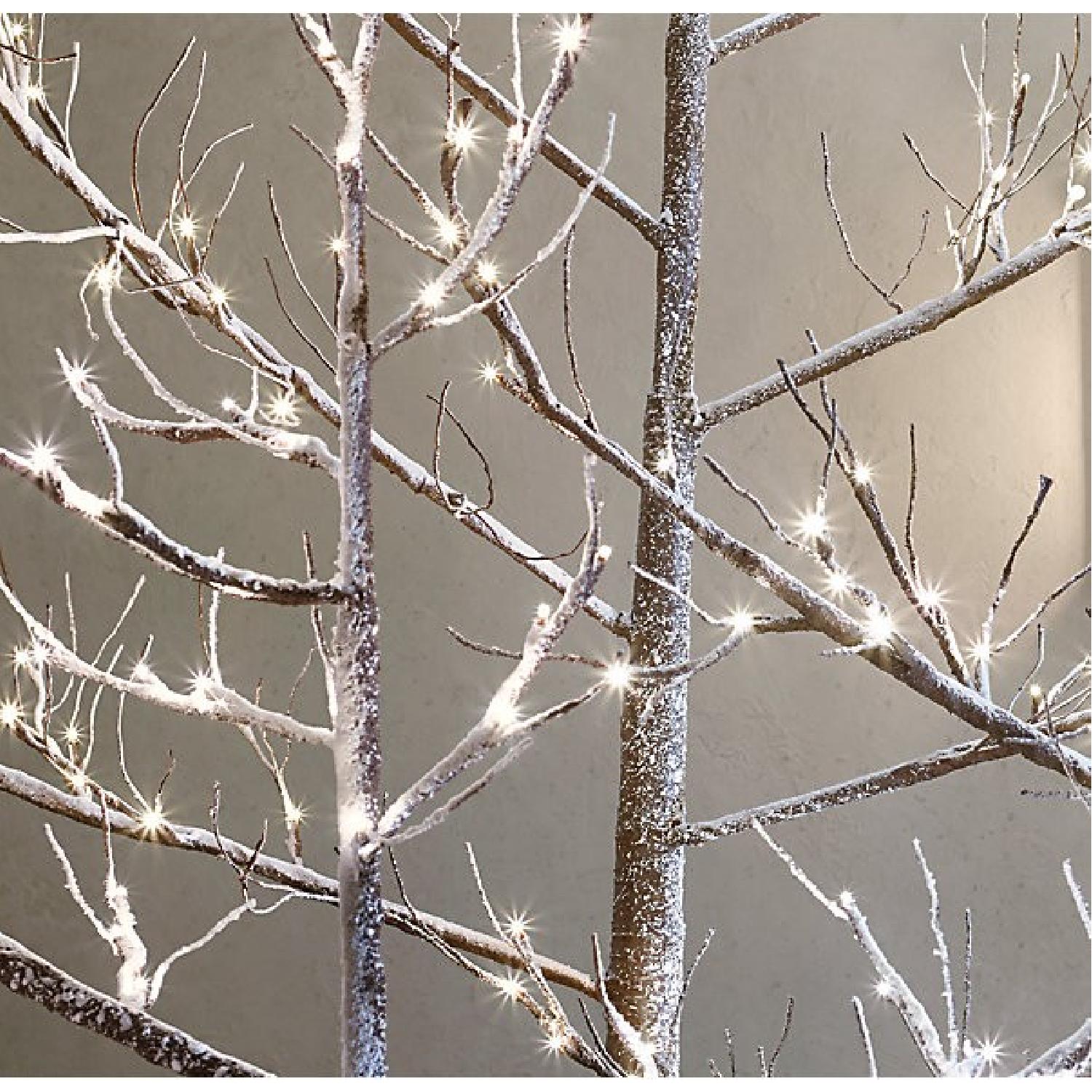 Restoration Hardware Winter Wonderland Flocked Trees - AptDeco