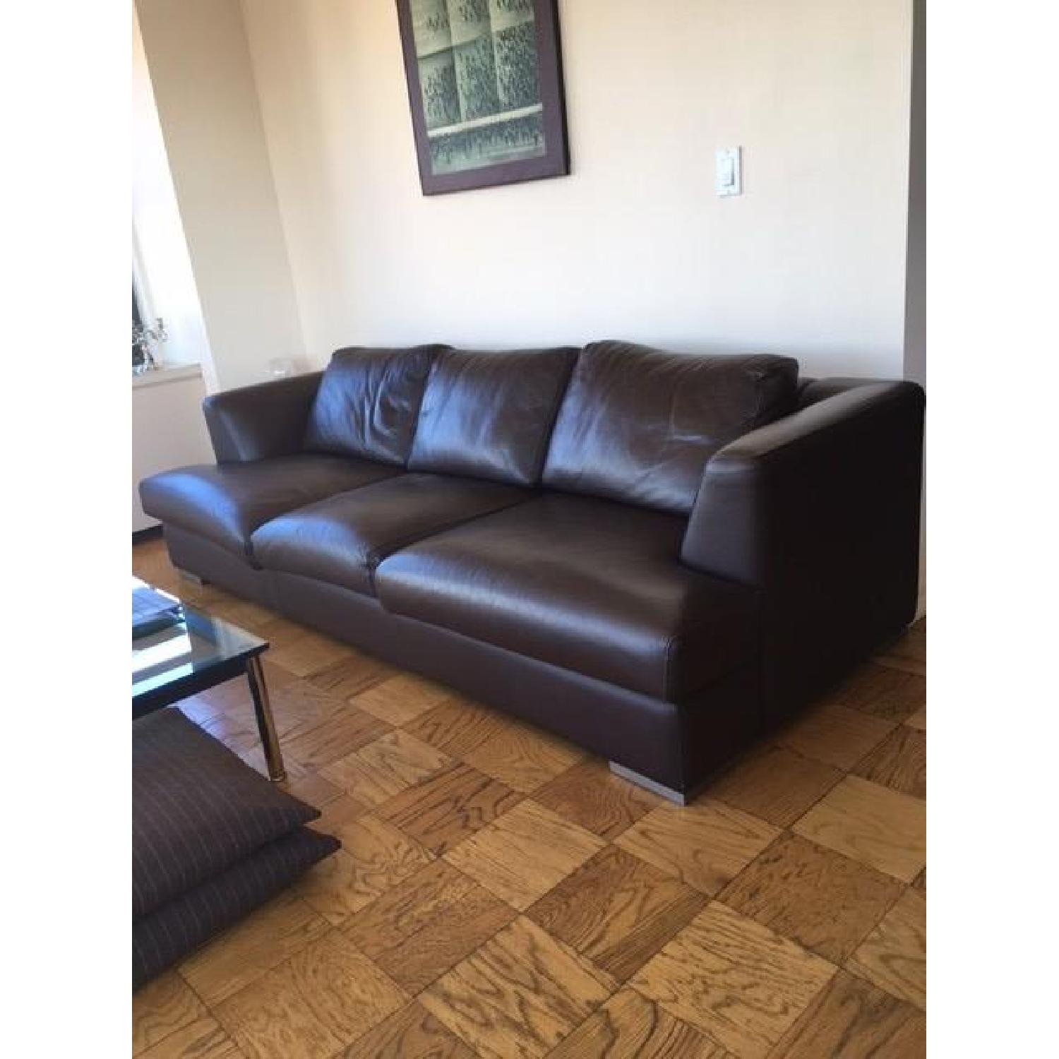 Palazzetti Frighetto Darwin Leather Sofa - AptDeco