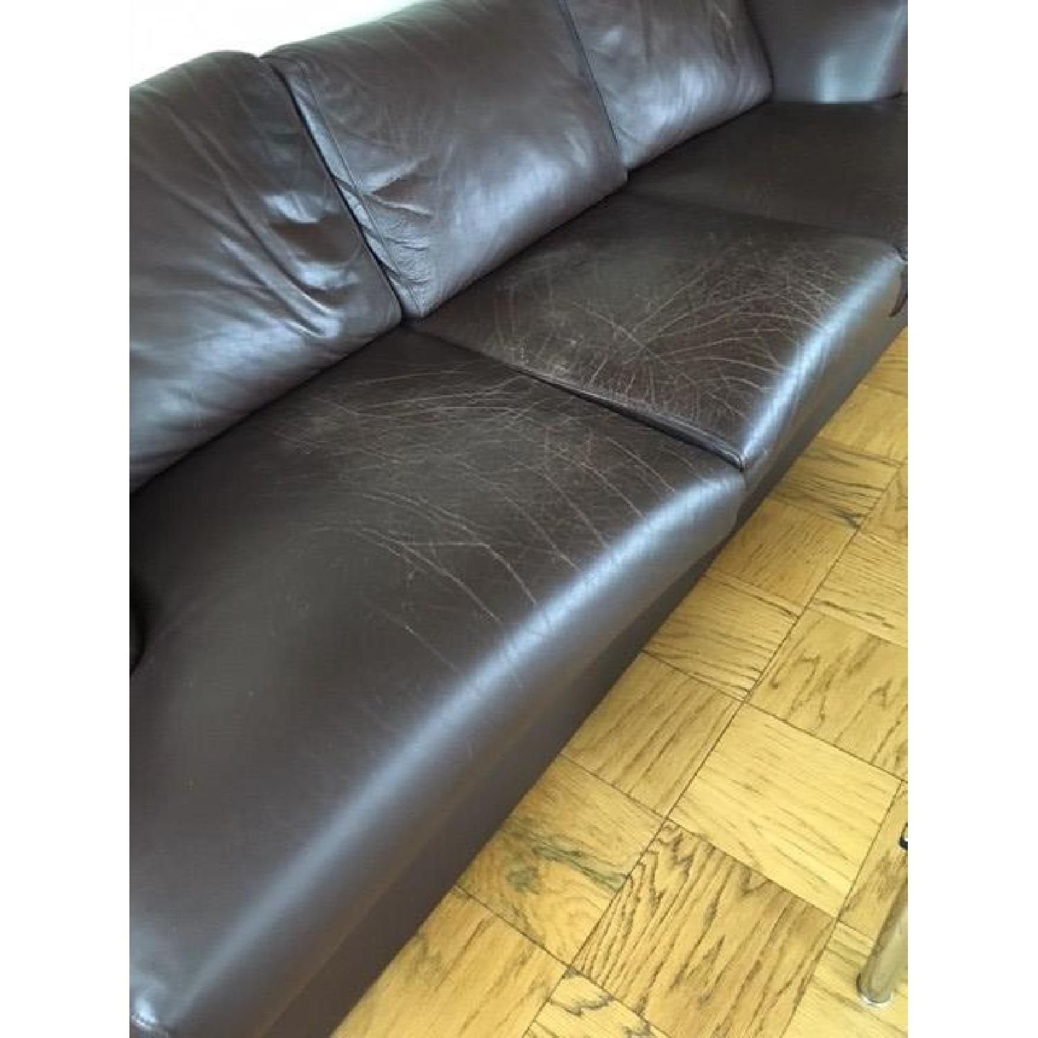 Palazzetti Frighetto Darwin Leather Sofa - AptDeco
