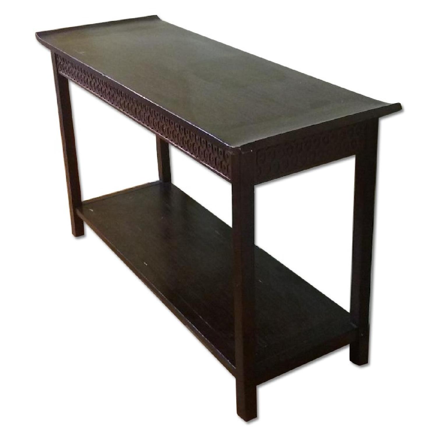Pottery Barn Indonesian Side Table - AptDeco