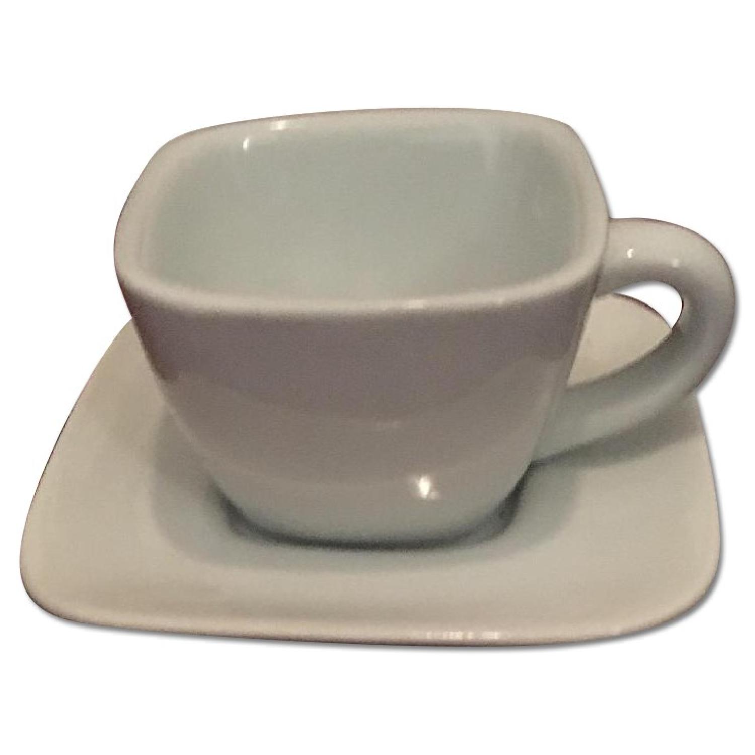 Crate & Barrel Tea Cups & Saucers - AptDeco