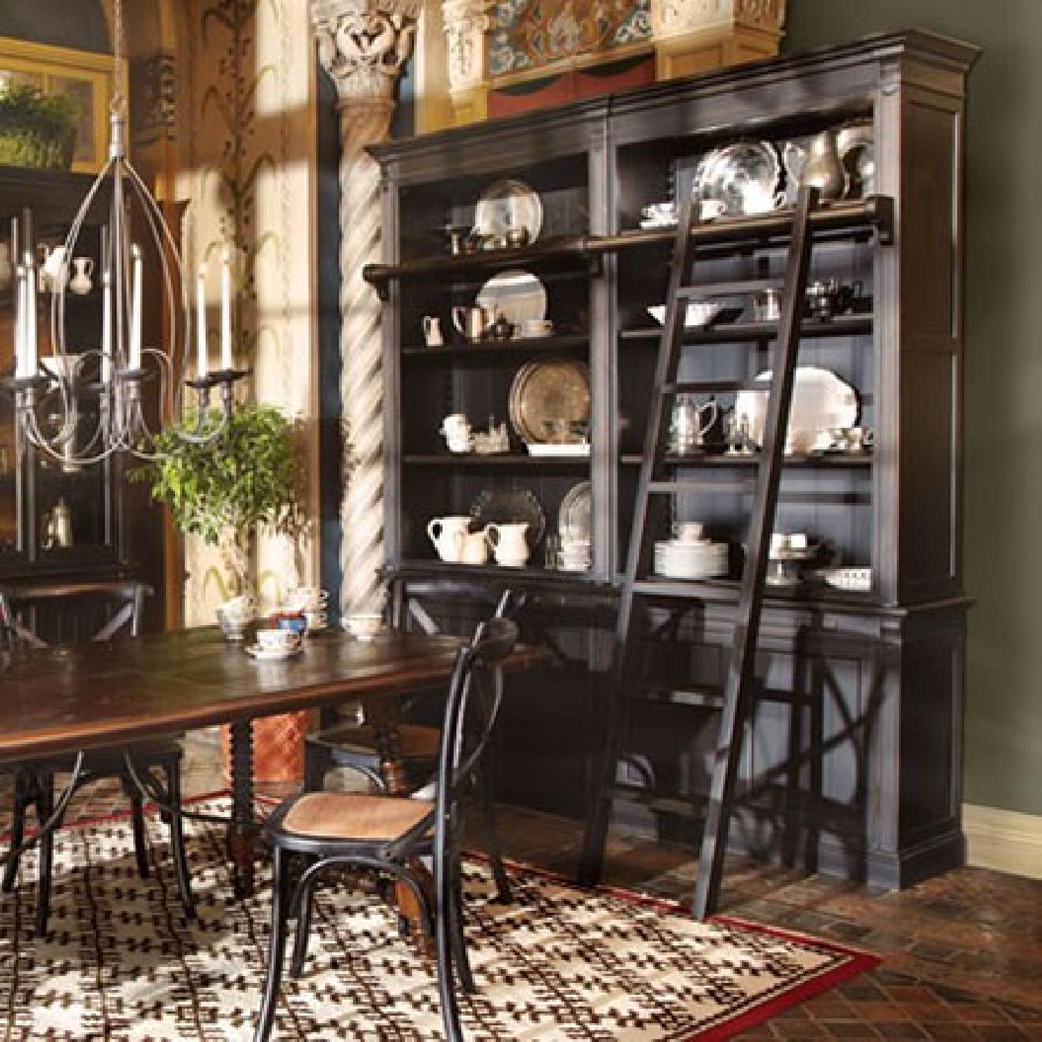 Arhaus Athens Modular Double Bookcase in Tuxedo Black - AptDeco