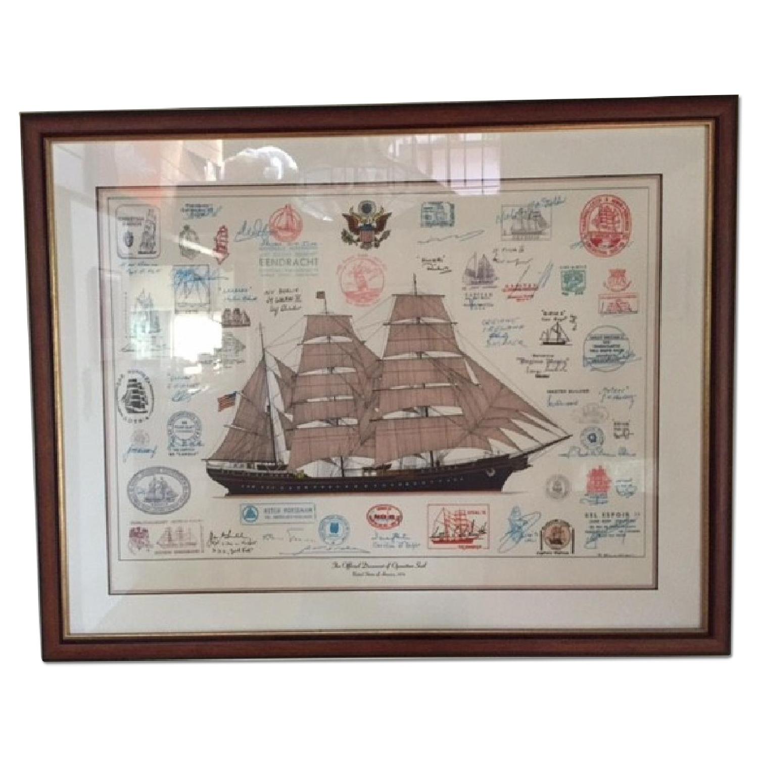 1976 Op Sail Tall Ships Poster - AptDeco