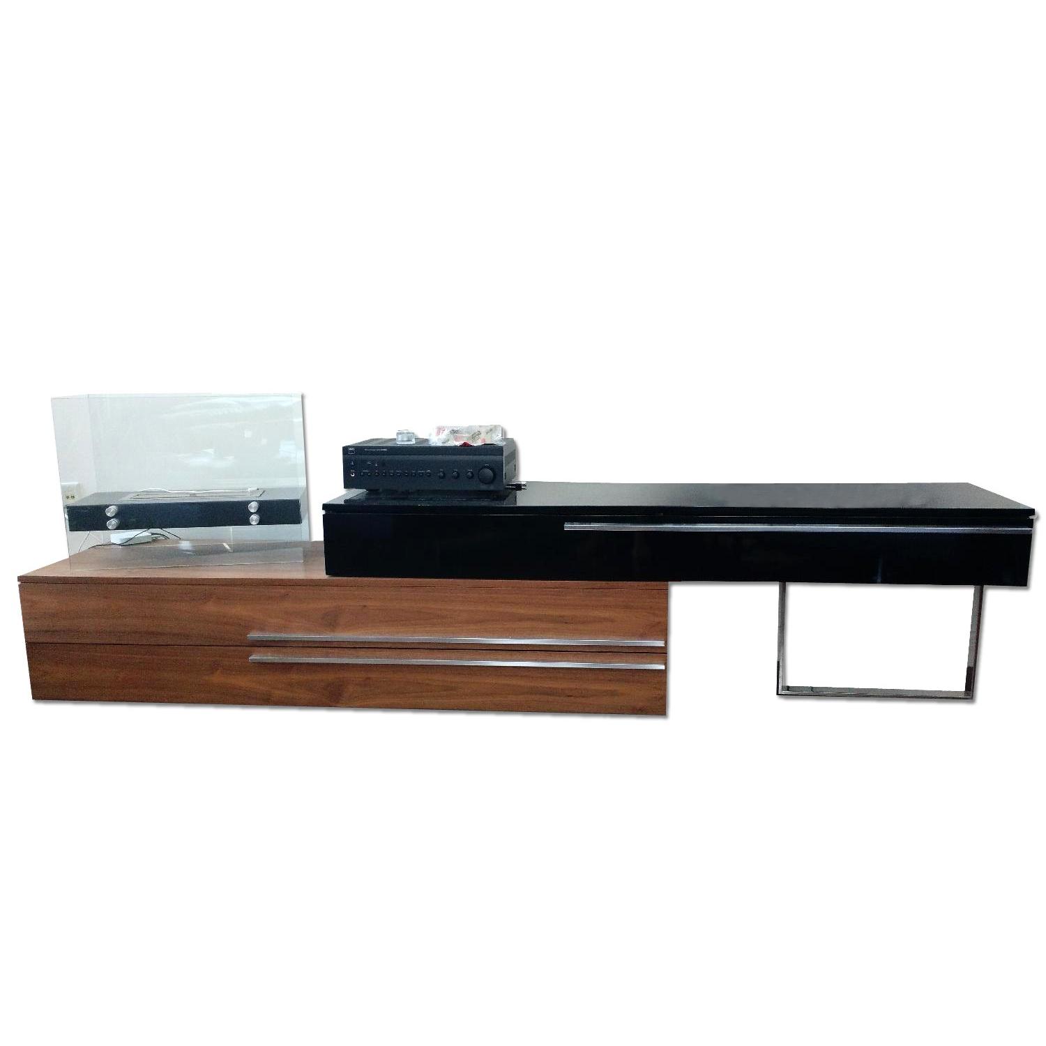 Modloft Modular Media Console with Drawers - AptDeco
