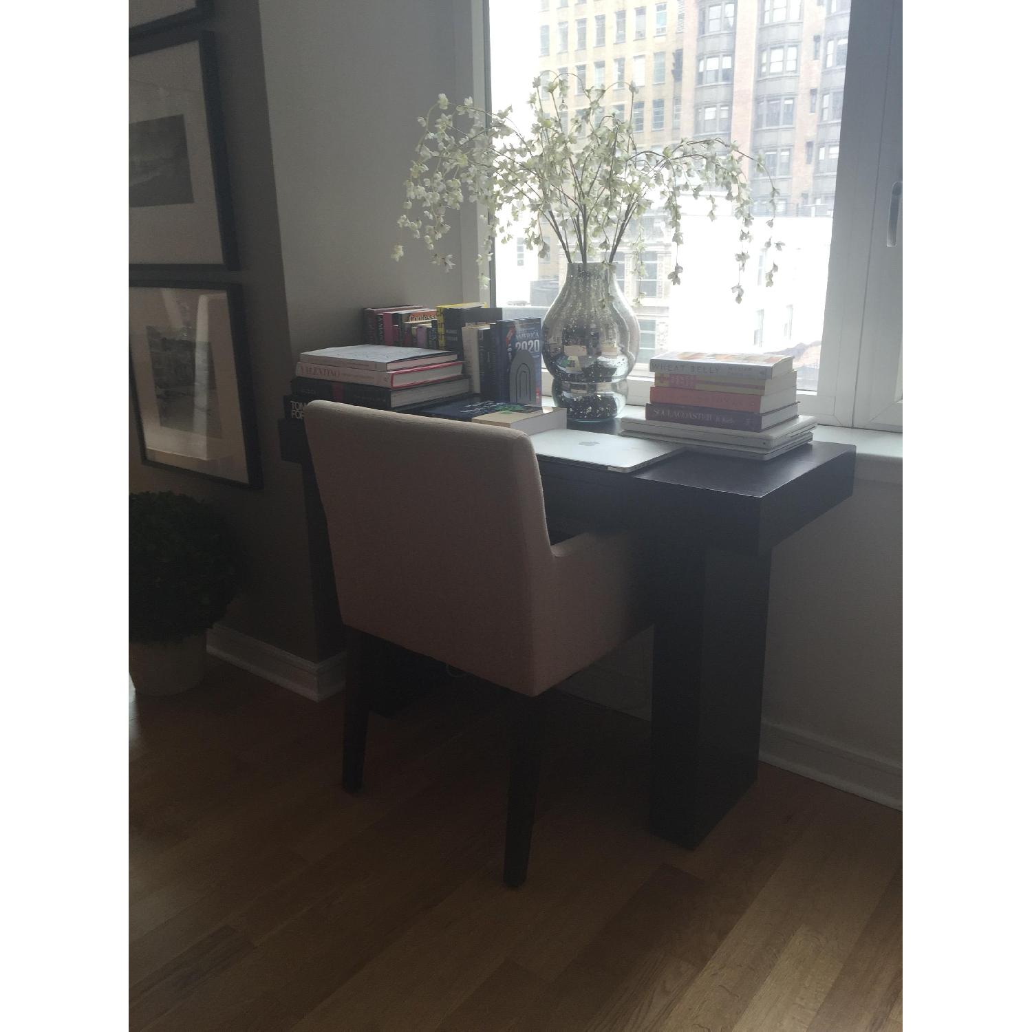 West Elm Espresso Desk - AptDeco