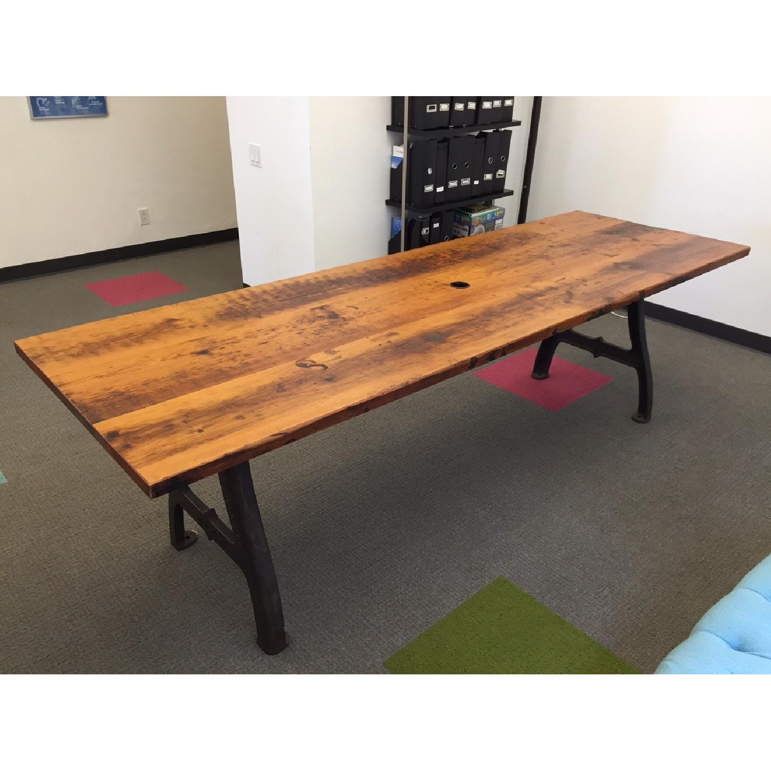Olde Good Things Wooden Conference Table - AptDeco