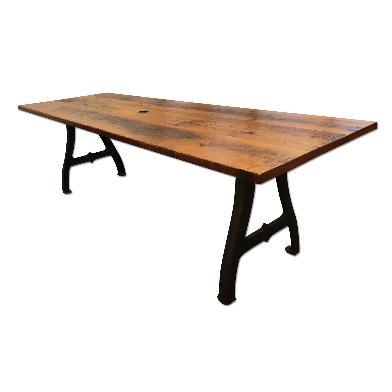 Olde Good Things Wooden Conference Table - AptDeco