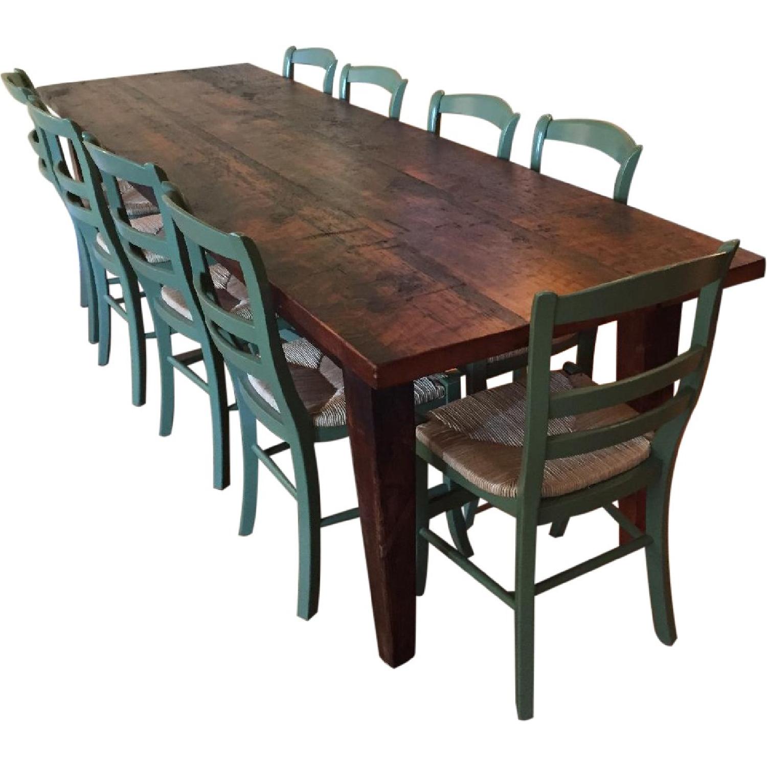 Olde Good Things Reclaimed Wood Dining Table - AptDeco