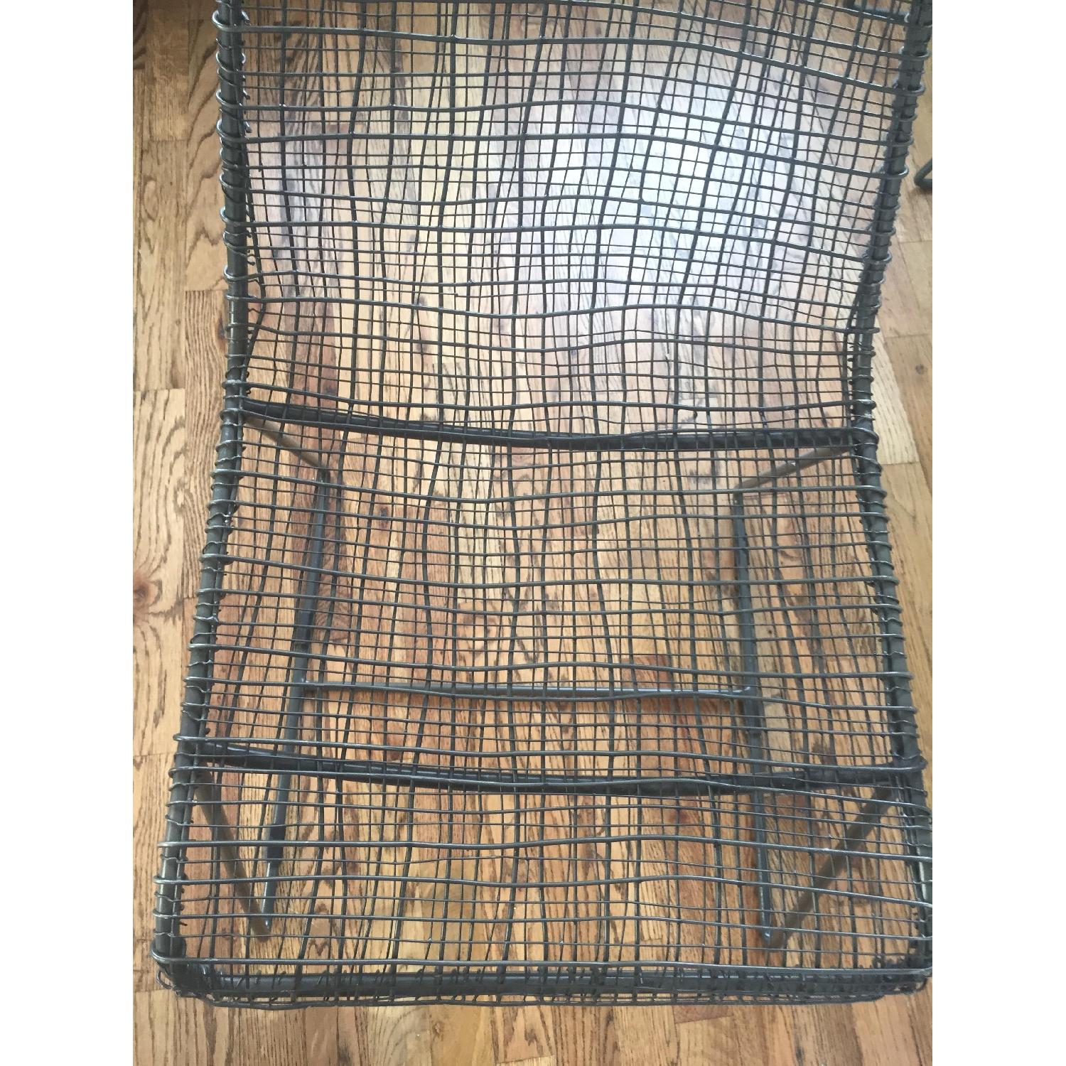 CB2 Reed Zinc Dining Chairs - Set of 6 - AptDeco