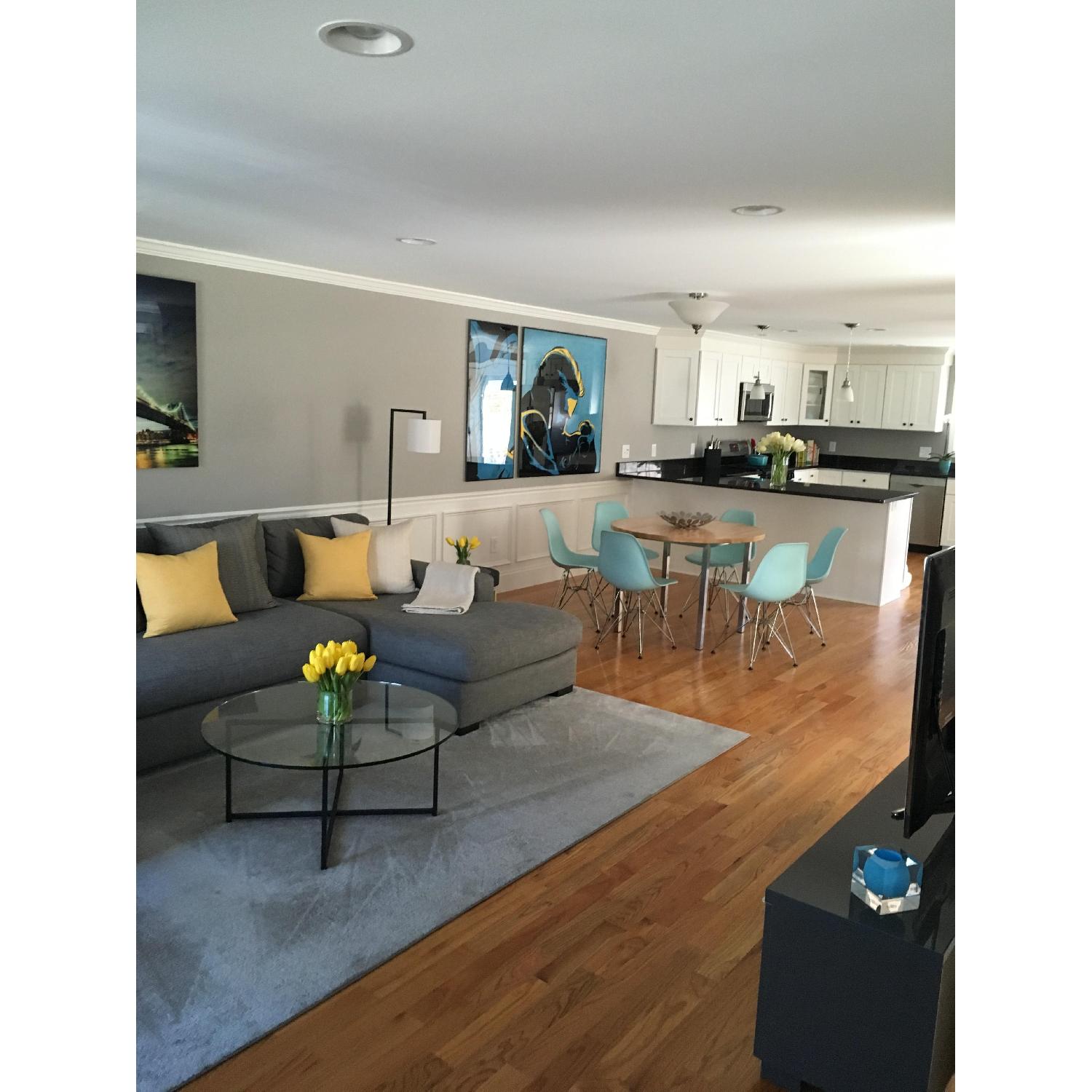 Custom Large Neutral Area Rug - AptDeco