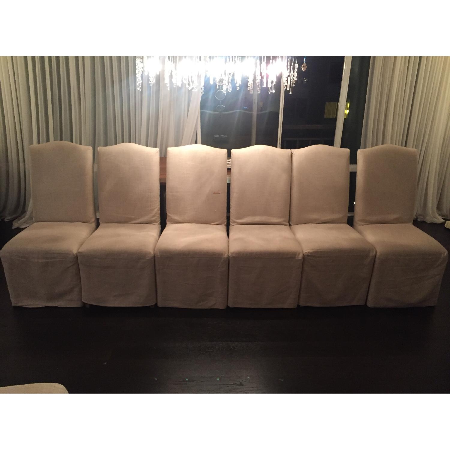 Restoration Hardware Hudson Parsons Slipcovered Side Chair - AptDeco