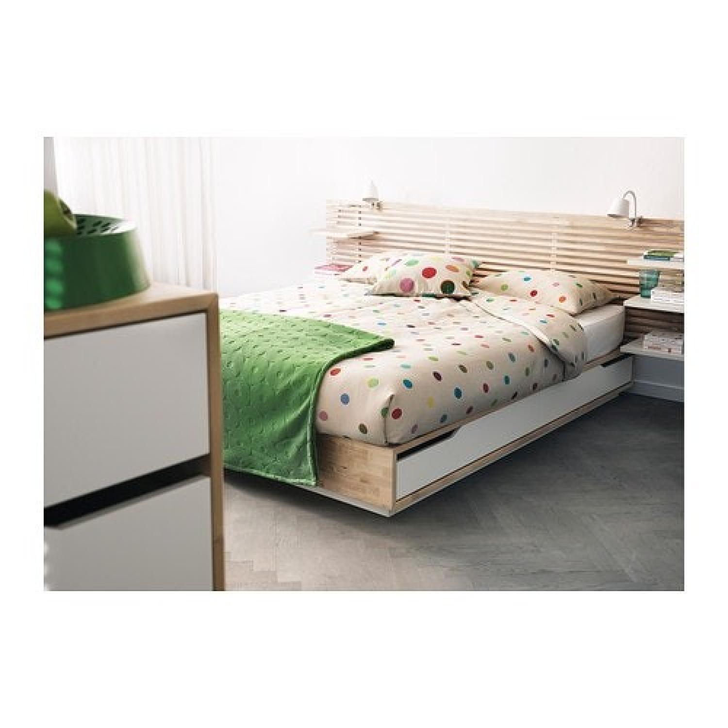 Ikea Mandal Solid Wood Headboard - AptDeco