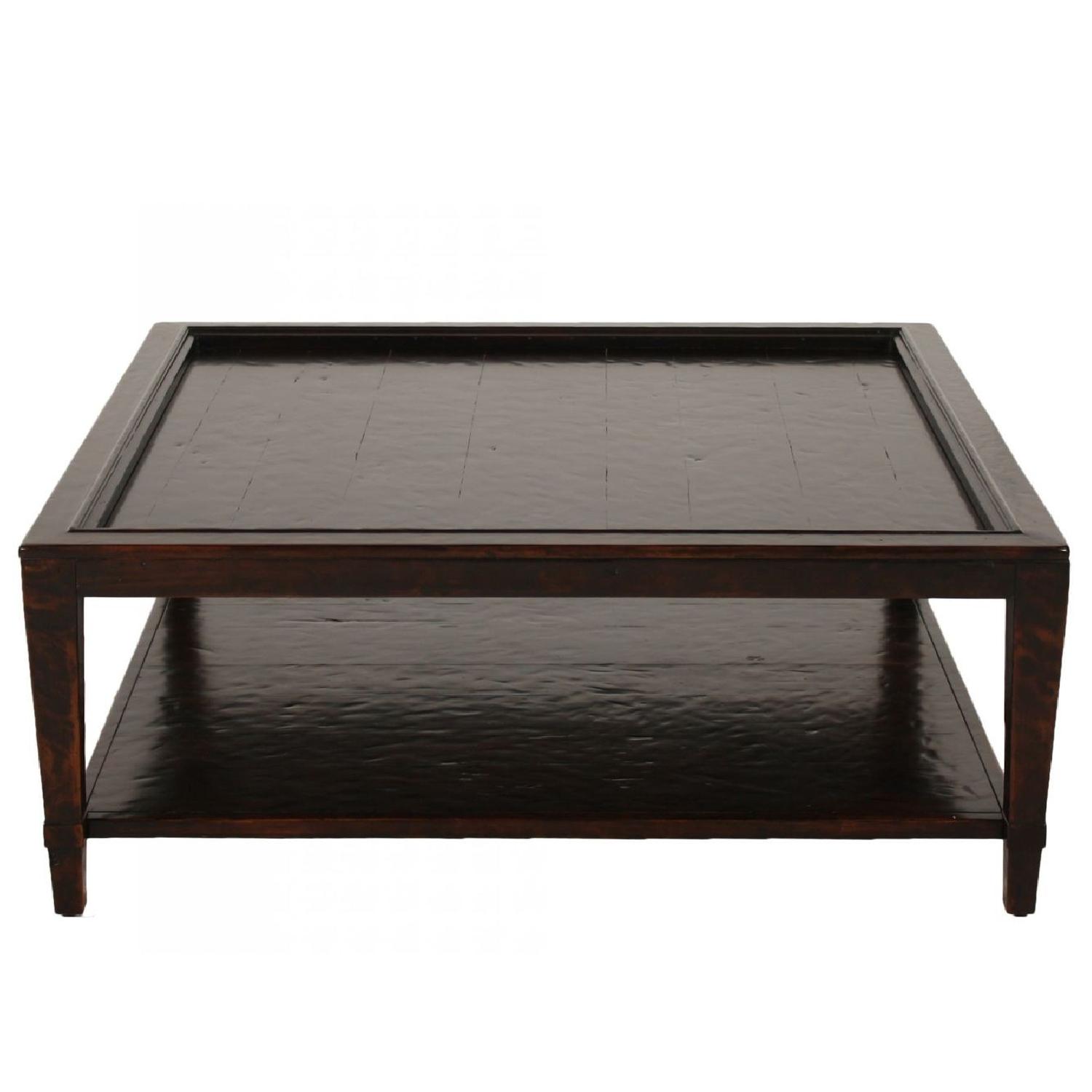 Bernhardt vintage patina coffee table store