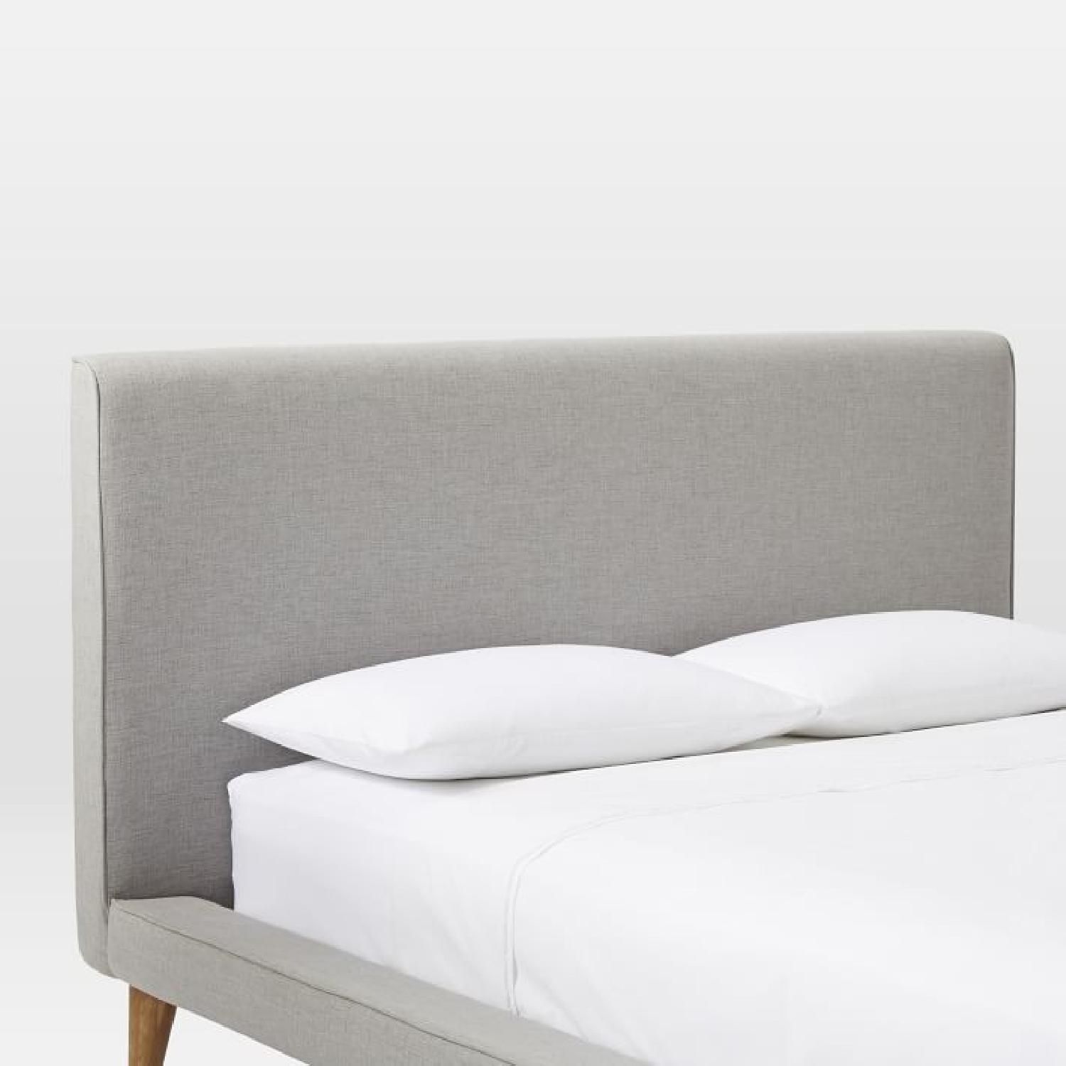 West Elm Mod Upholstered Platform Bed - AptDeco
